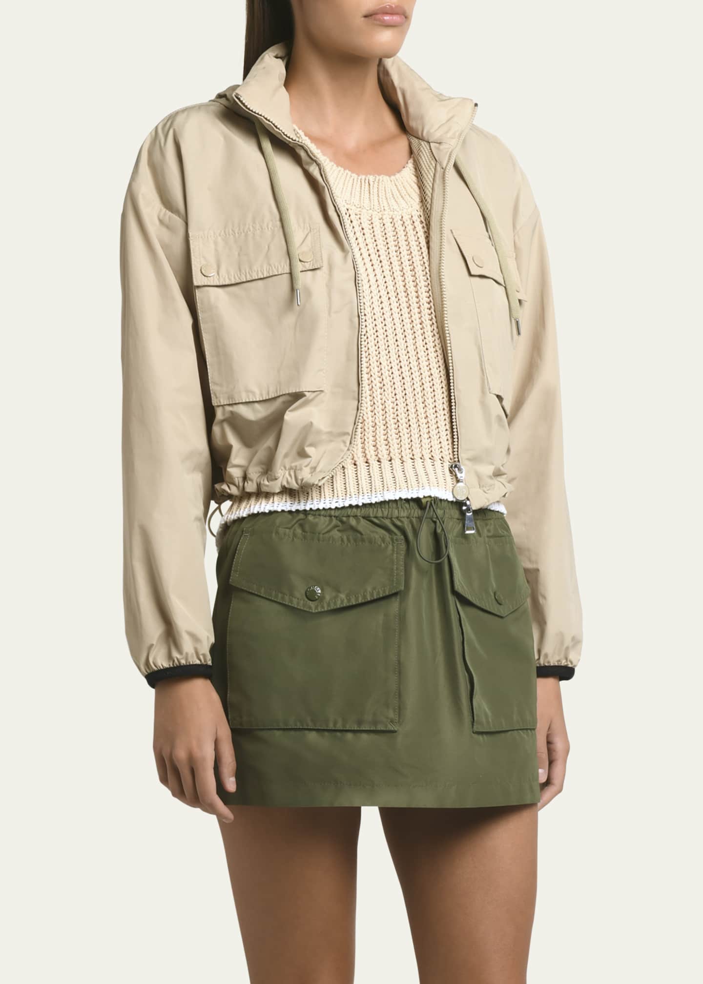 Moncler Leda Short Parka Jacket - Bergdorf Goodman
