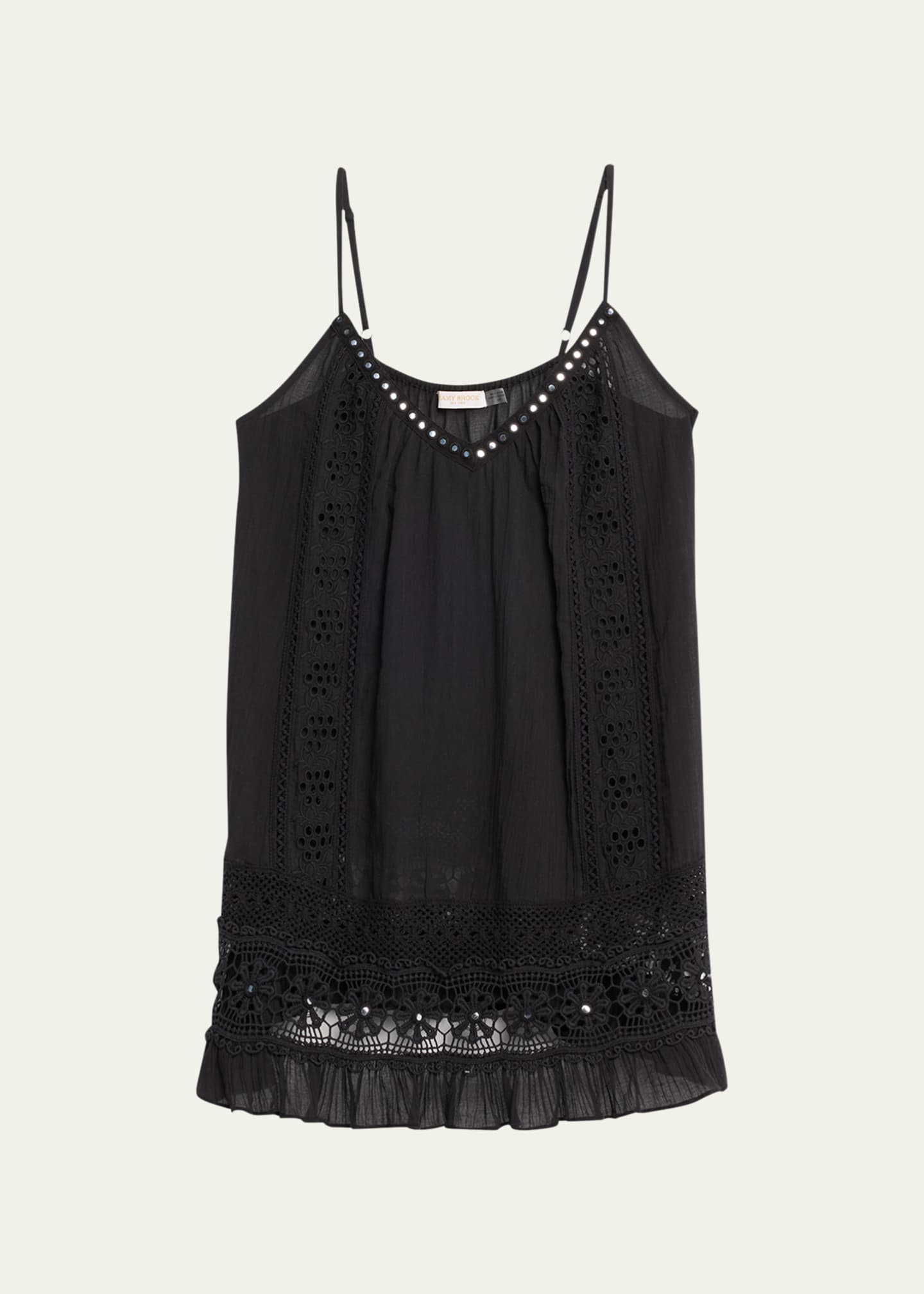 Ramy Brook Laylah Crochet Mini Dress Bergdorf Goodman