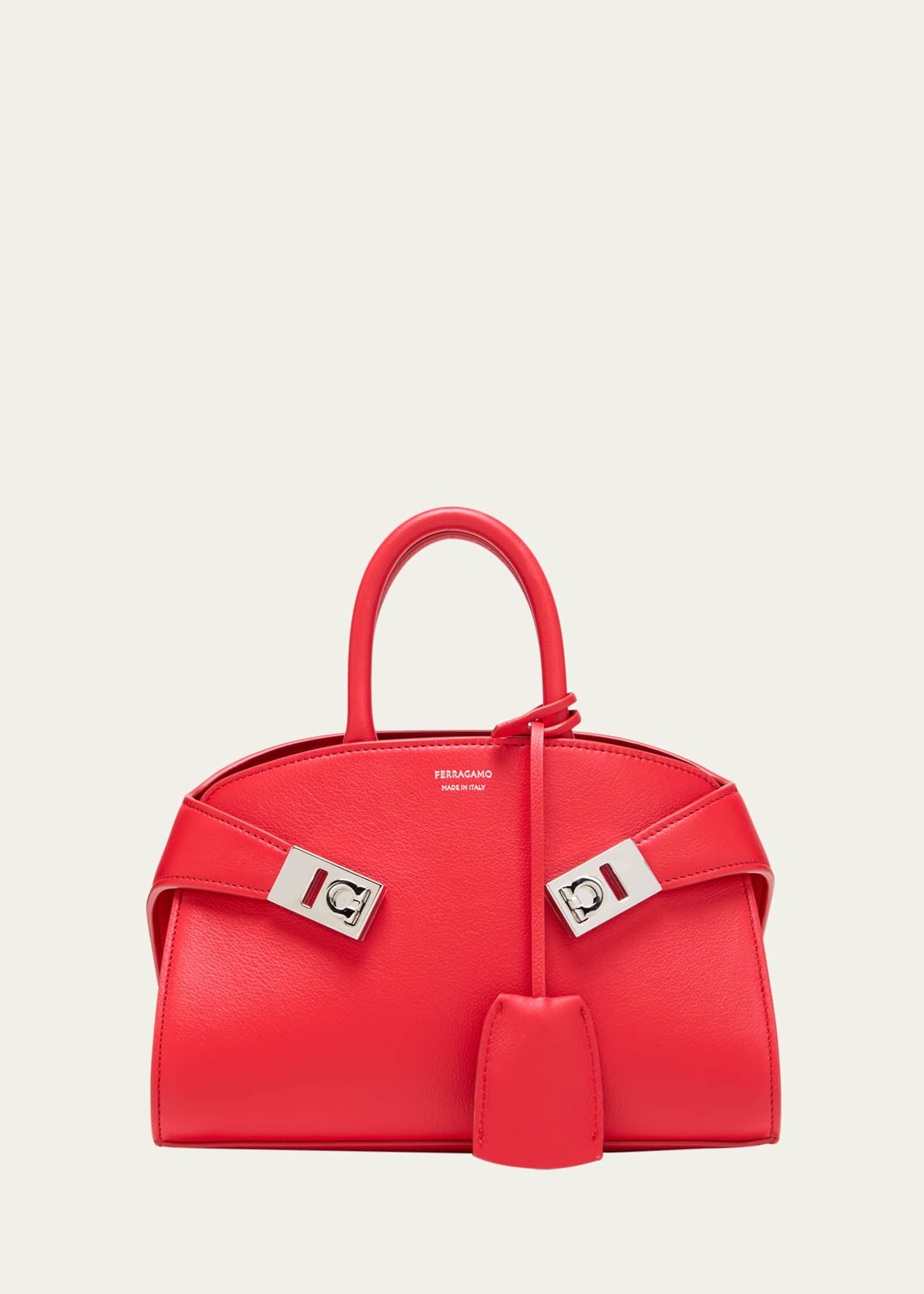 Ferragamo Hug Mini Leather Top-Handle Bag - Bergdorf Goodman