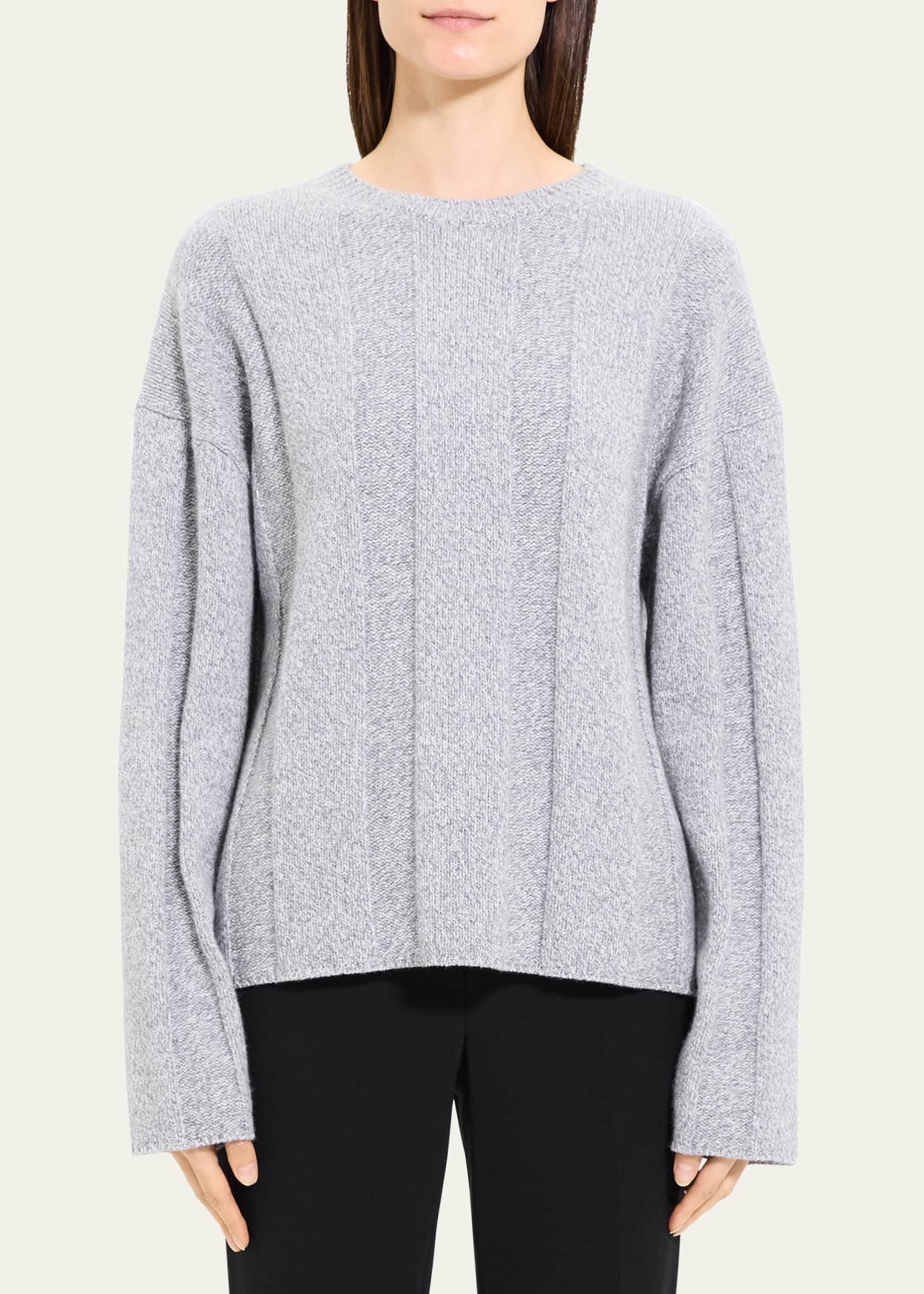 Theory Wool and Cashmere Rib-Knit Sweater - Bergdorf Goodman