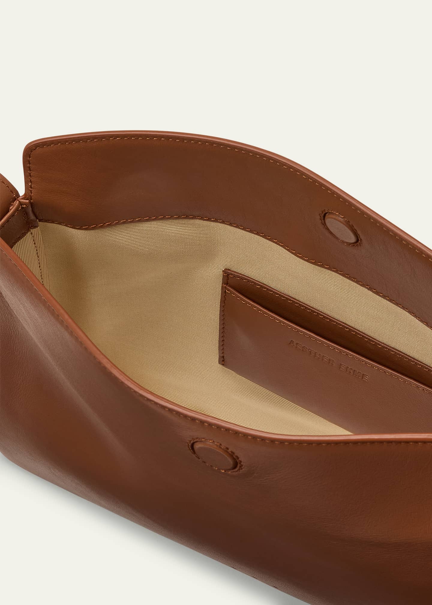 Aesther Ekme Fold-Over Flap Leather Shoulder Bag - Bergdorf Goodman