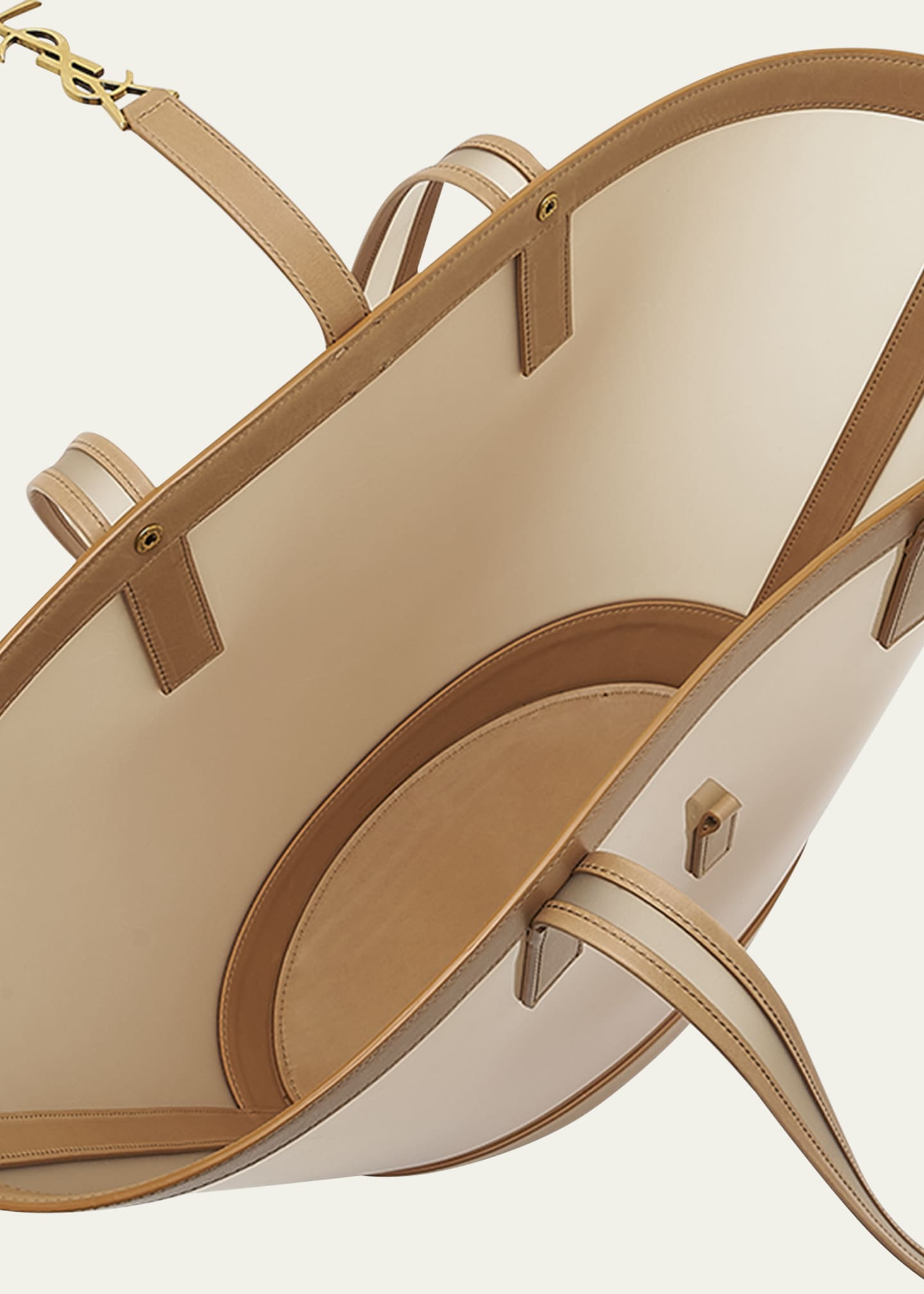 Saint Laurent Medium YSL Vinyl Tote Basket Tote Bag - Bergdorf Goodman