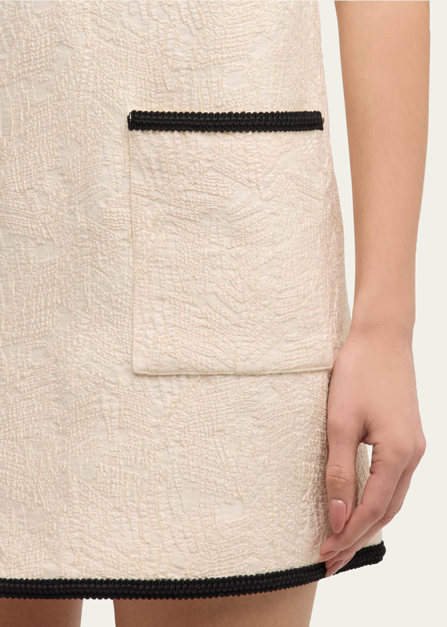 Veronica Beard Ravena Sleeveless Mini Shift Dress - Bergdorf Goodman