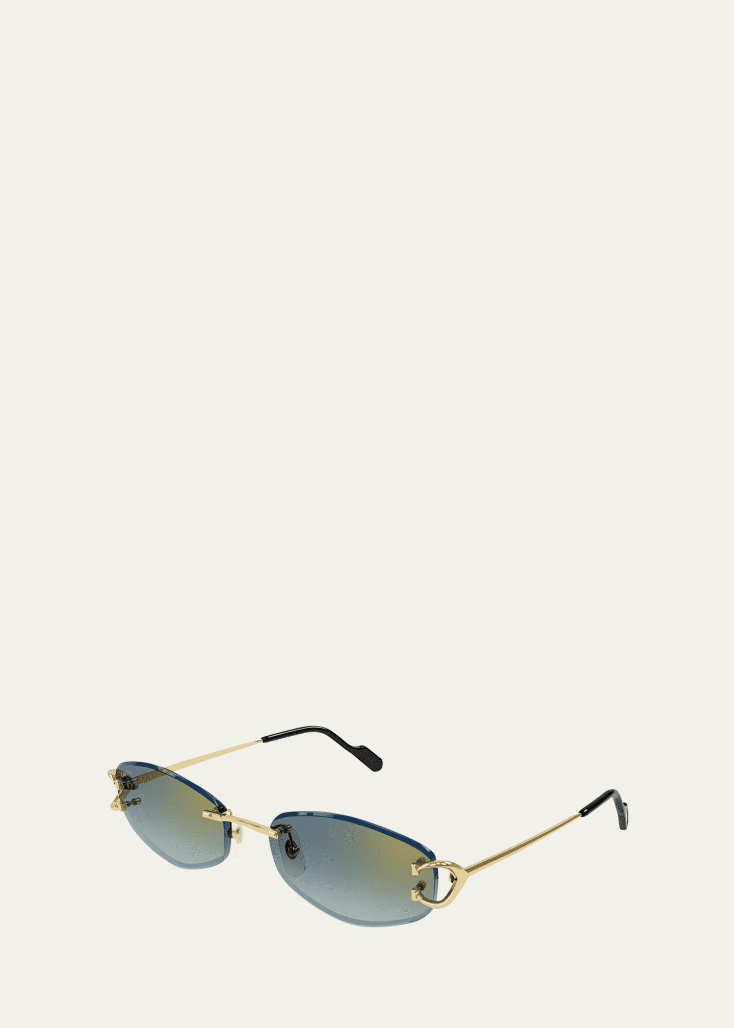 Cartier Gradient Metal Rectangle Sunglasses - Bergdorf Goodman