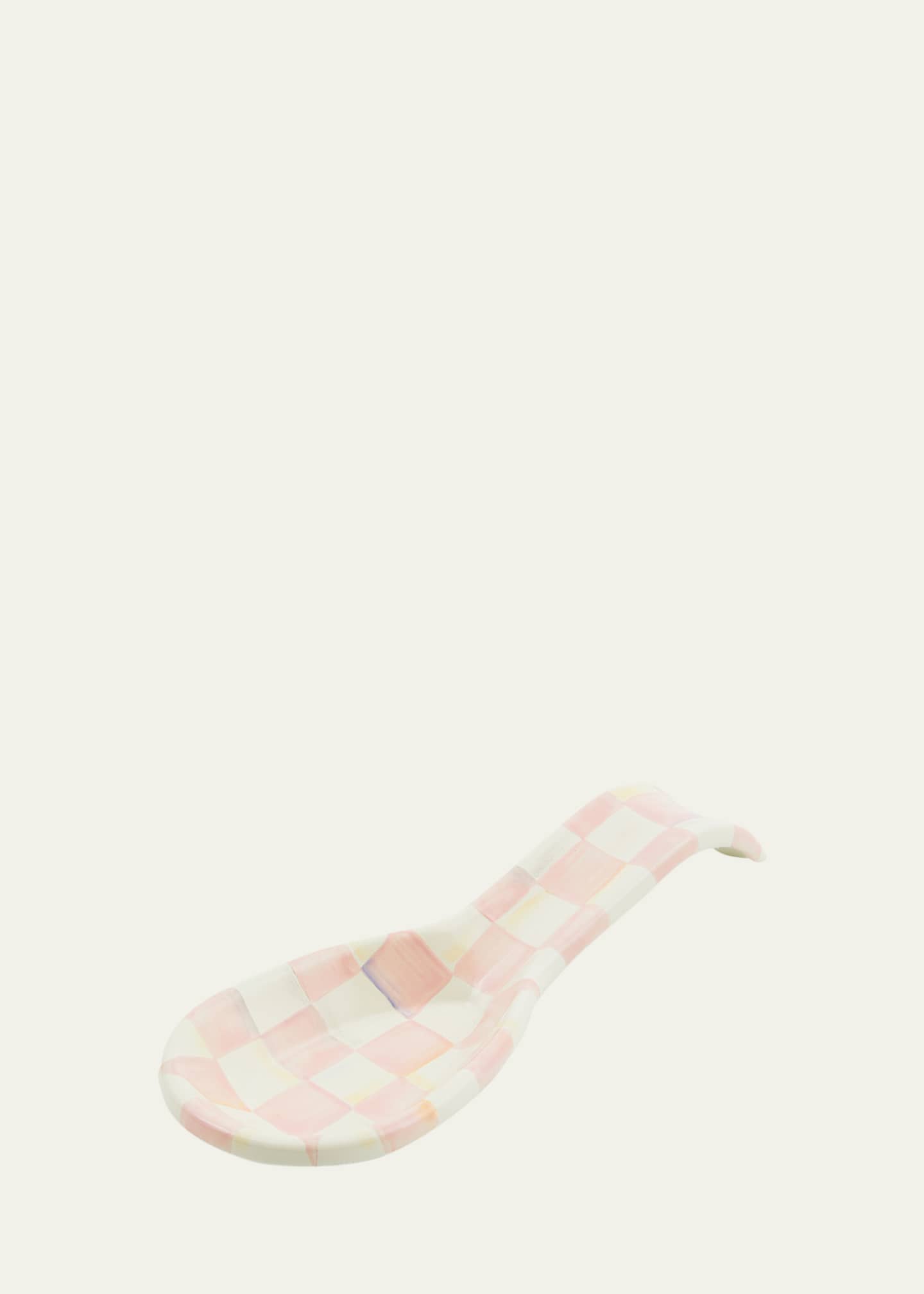 MacKenzie-Childs Rosy Check Enamel Spoon Rest - Bergdorf Goodman