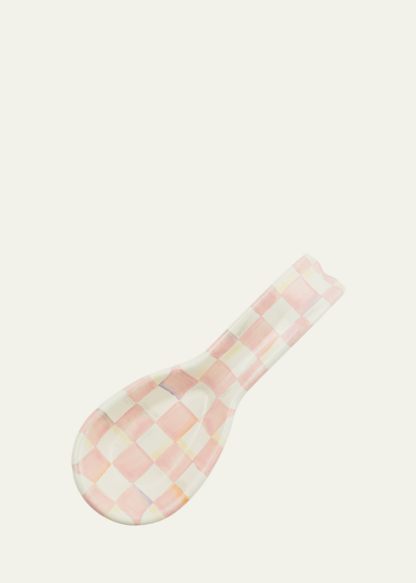 MacKenzie-Childs Rosy Check Enamel Spoon Rest - Bergdorf Goodman