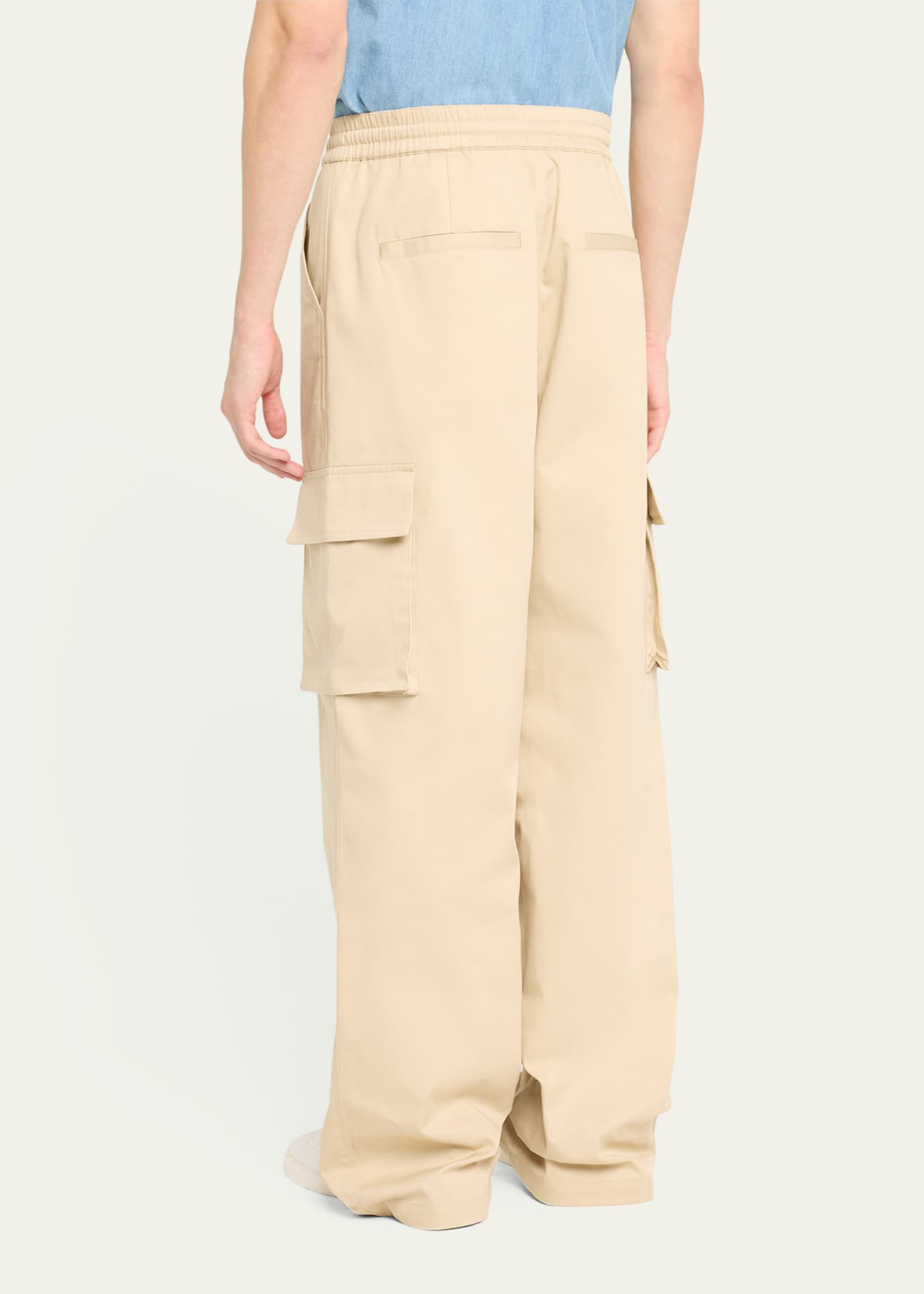 FRAME Men's Wide-Leg Drawstring Cargo Pants - Bergdorf Goodman