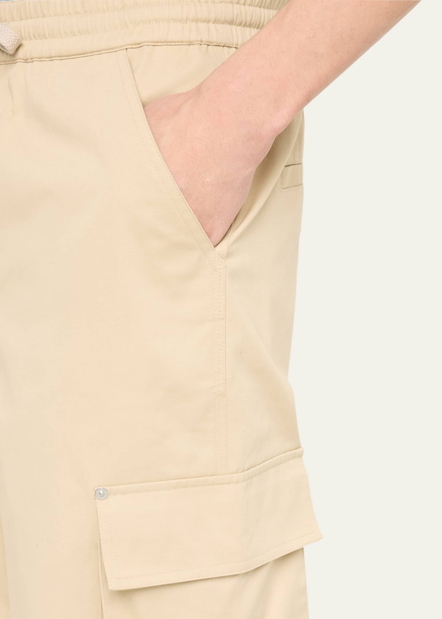 FRAME Men's Wide-Leg Drawstring Cargo Pants - Bergdorf Goodman