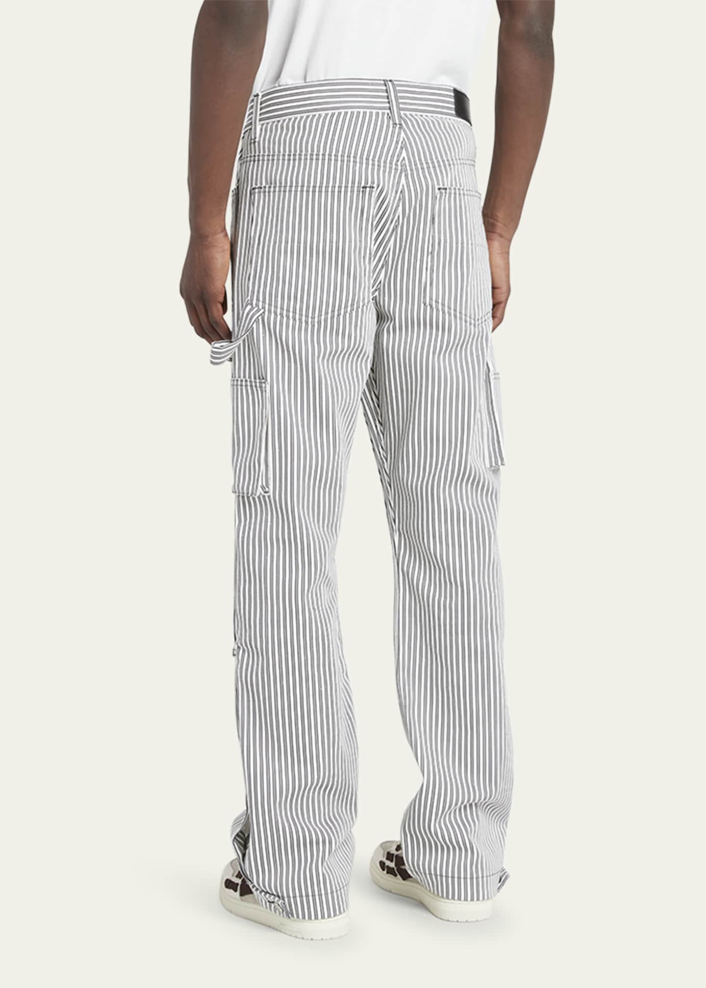 Amiri Men's Railroad Striped Carpenter Pants - Bergdorf Goodman