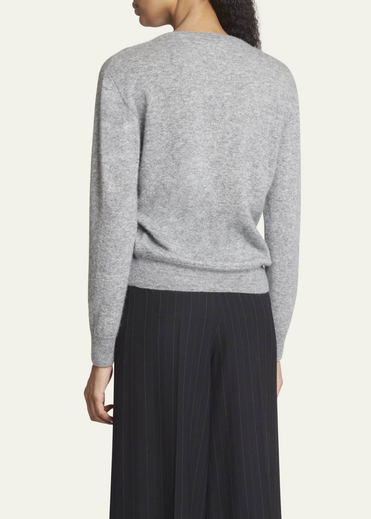Saint Laurent Cashmere Crew Sweater - Bergdorf Goodman