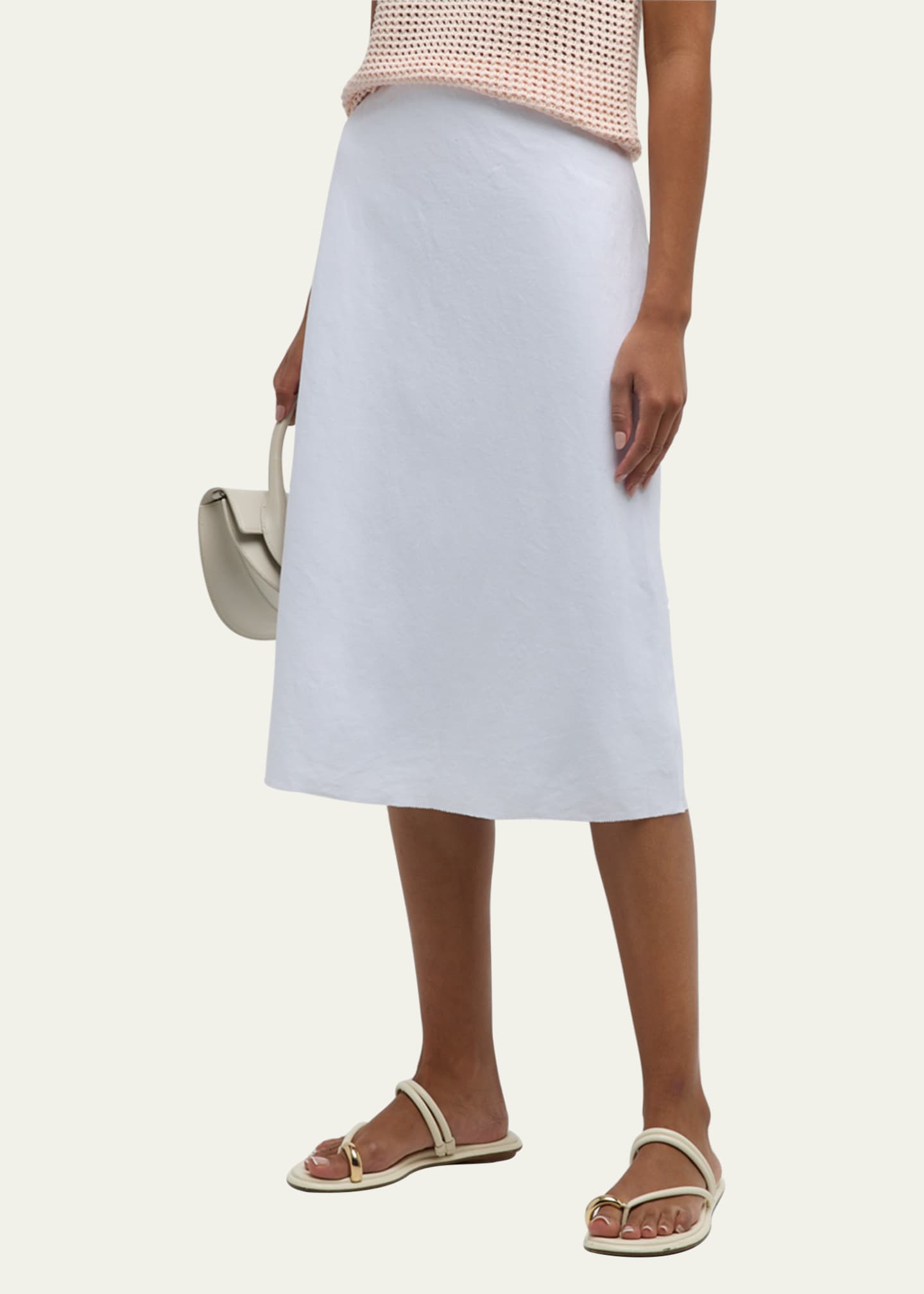 Vince Easy Midi Slip Skirt - Bergdorf Goodman
