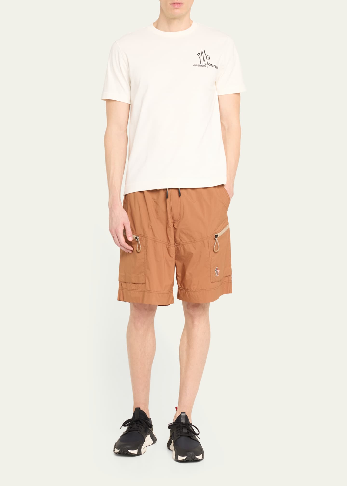 Moncler Grenoble Men's Crest Logo T-Shirt - Bergdorf Goodman