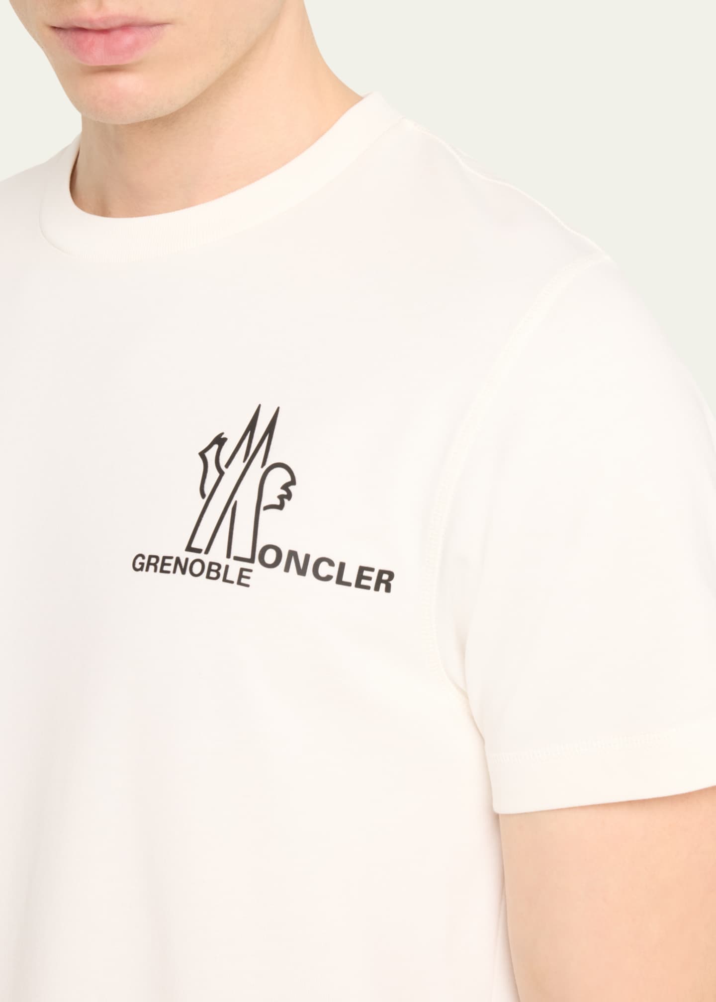 Moncler Grenoble Men's Crest Logo T-Shirt - Bergdorf Goodman