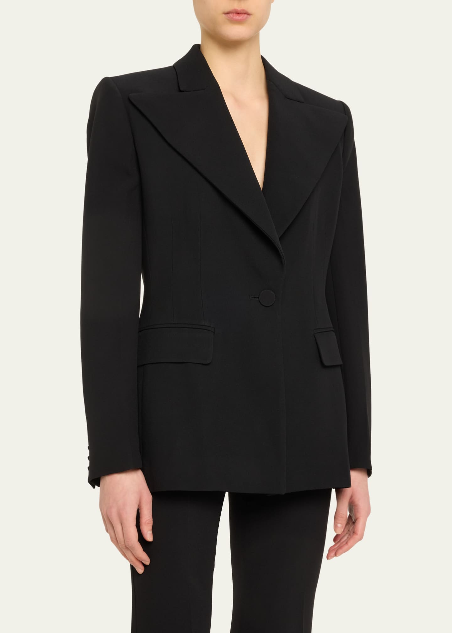 Nina Ricci Double-Breasted Cady Blazer - Bergdorf Goodman