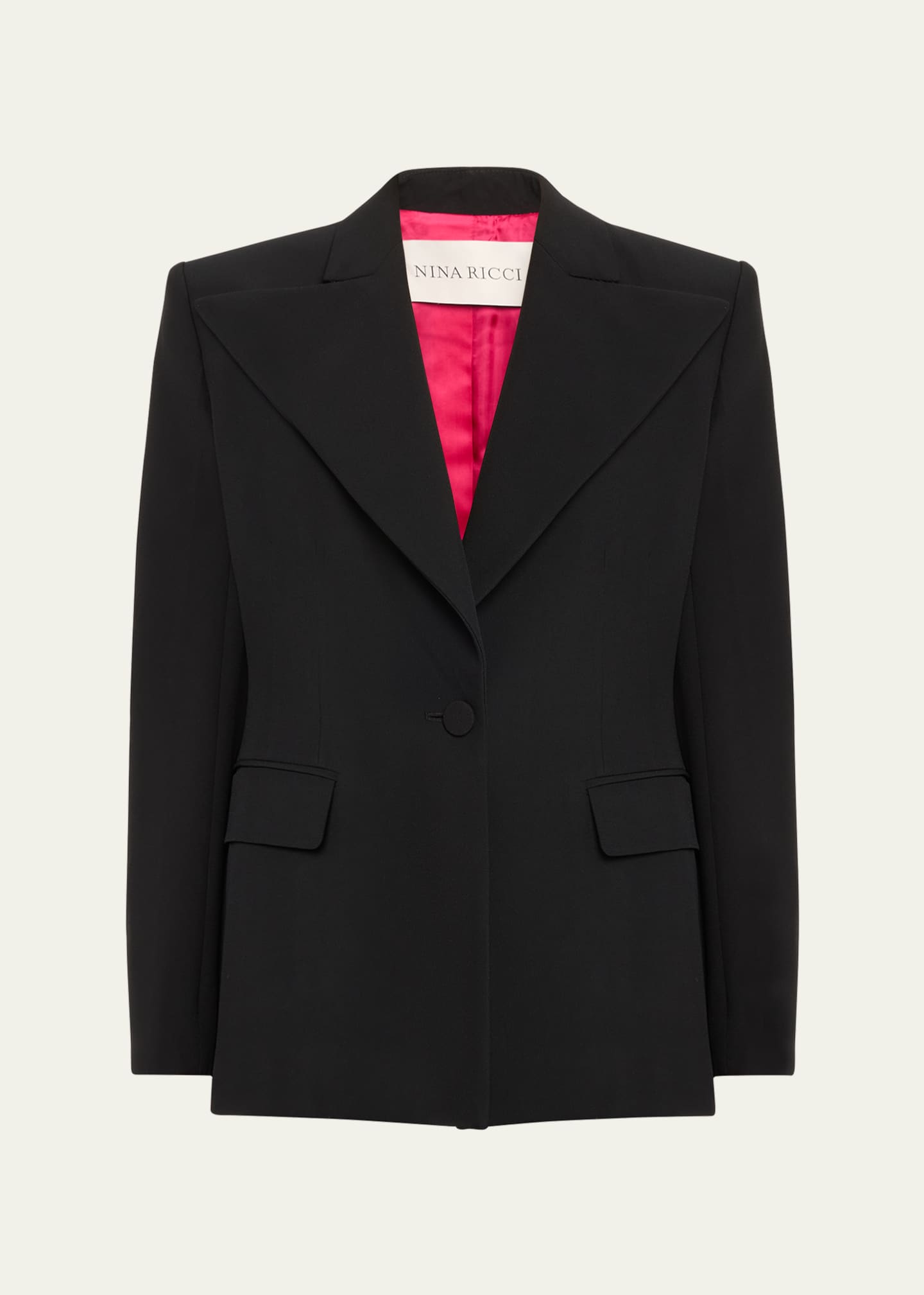 Nina Ricci Double-Breasted Cady Blazer - Bergdorf Goodman