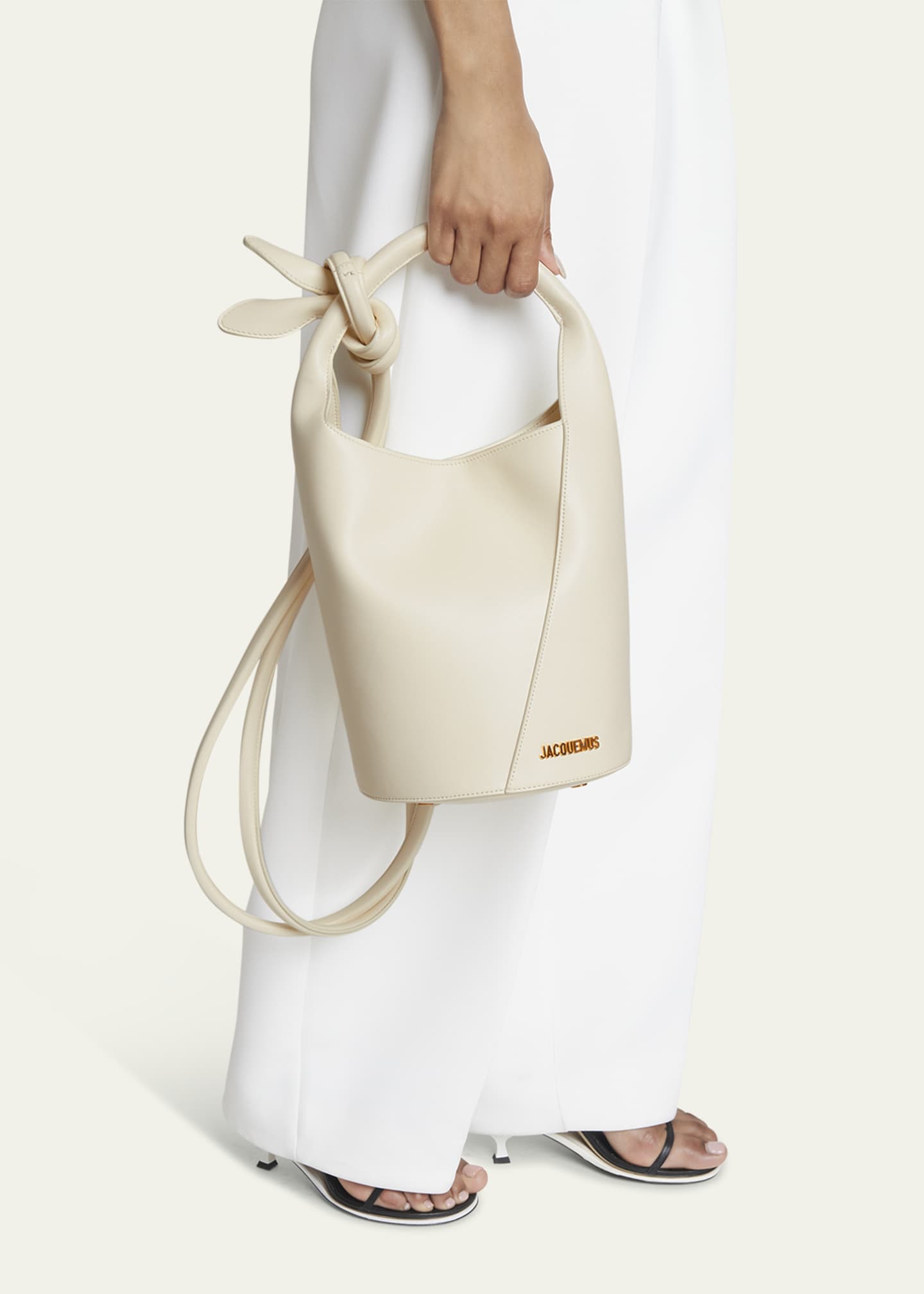Jacquemus Le Petit Tourni Leather Bucket Bag - Bergdorf Goodman