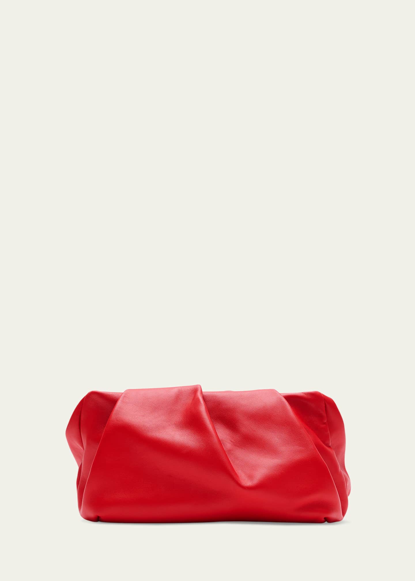 Burberry Rose Leather Clutch Bag - Bergdorf Goodman