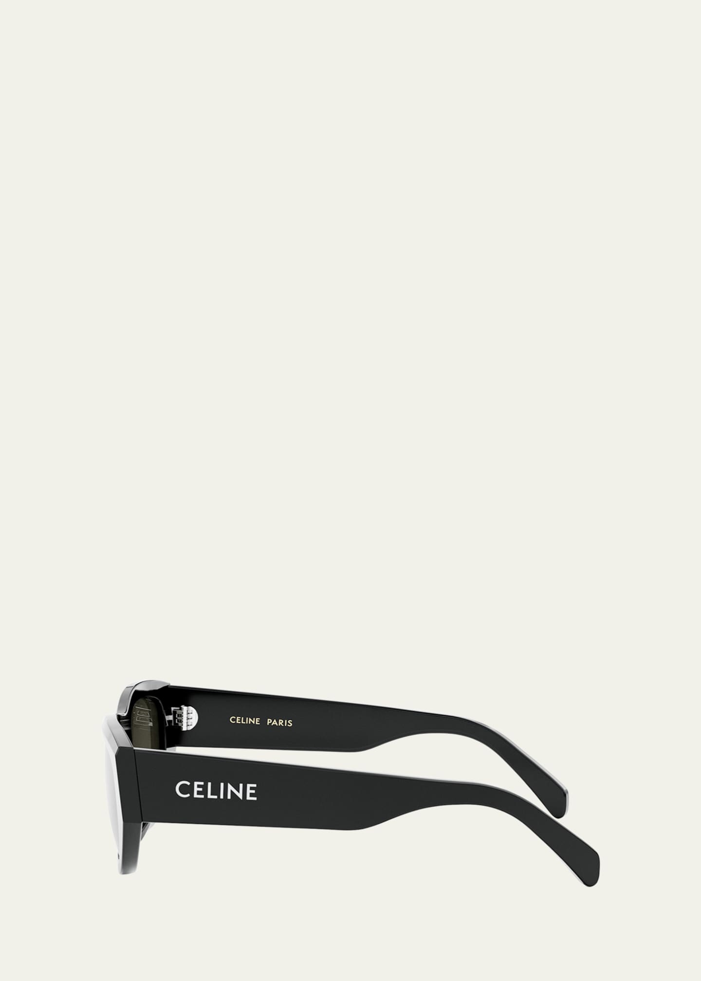 Celine Monochroms Acetate Cat-Eye Sunglasses - Bergdorf Goodman