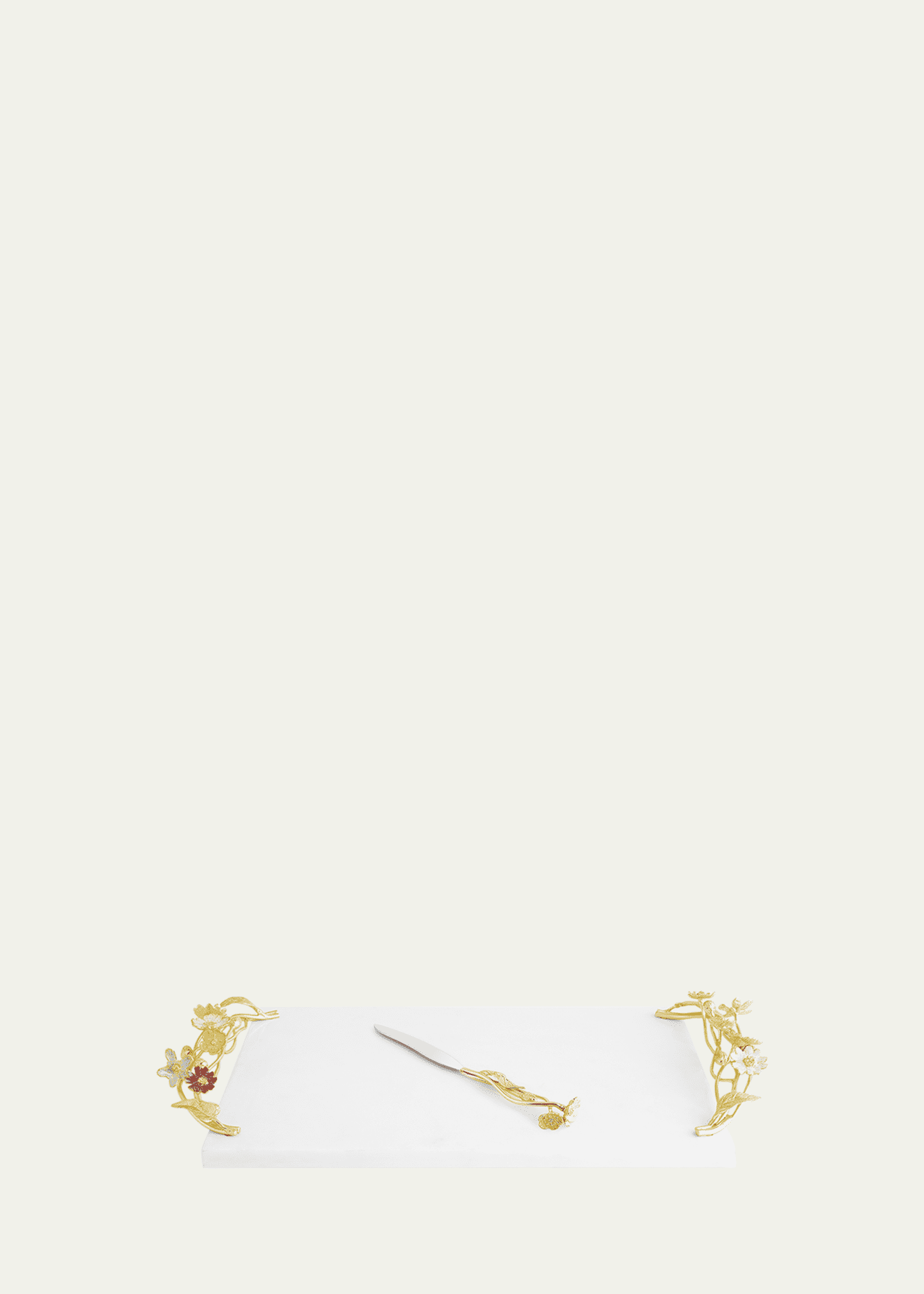 Michael Aram Wildflowers Cheeseboard with Knife - Bergdorf Goodman