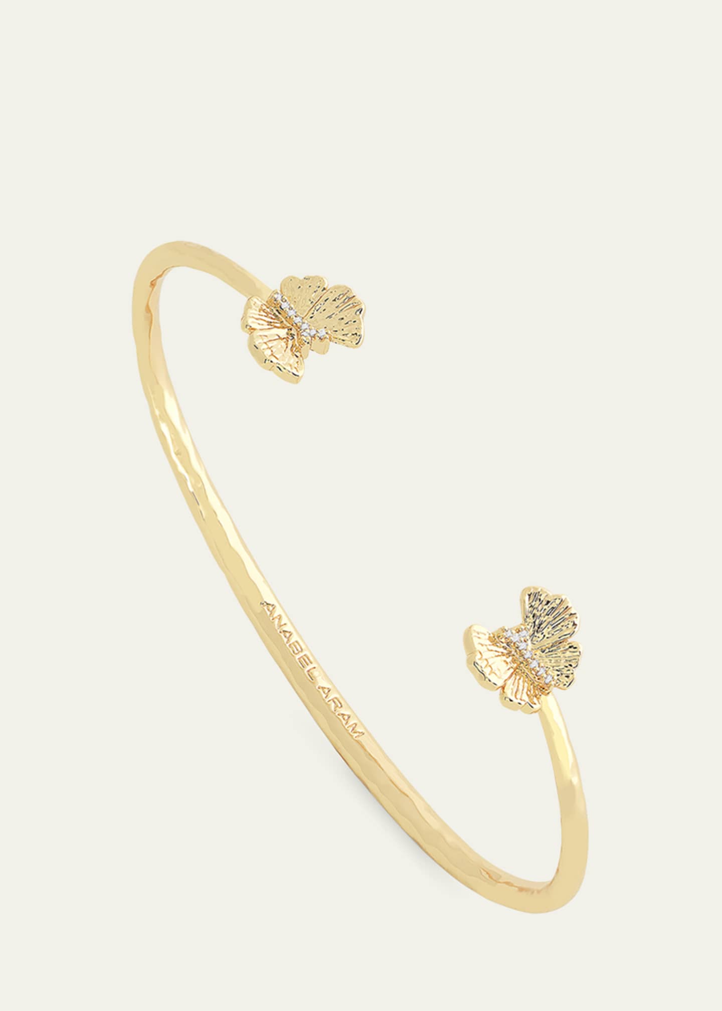 Anabel Aram Jewelry Cubic Zirconia Butterfly Bangle Bracelet - Bergdorf ...
