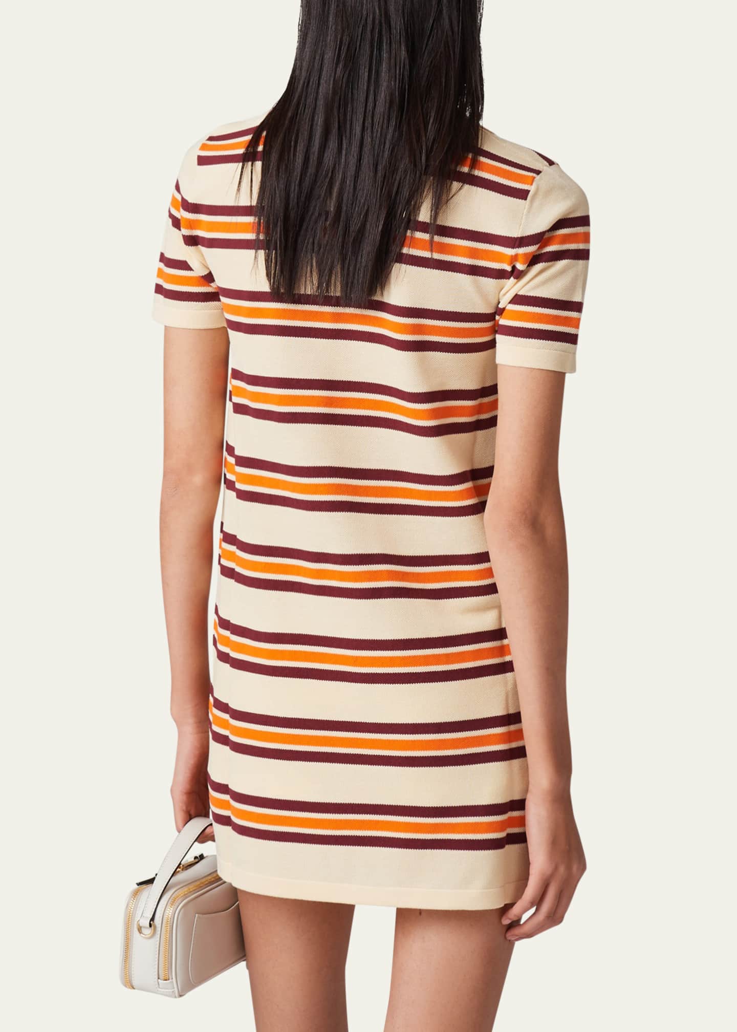 Miu Miu Stripe Mini Polo Dress - Bergdorf Goodman