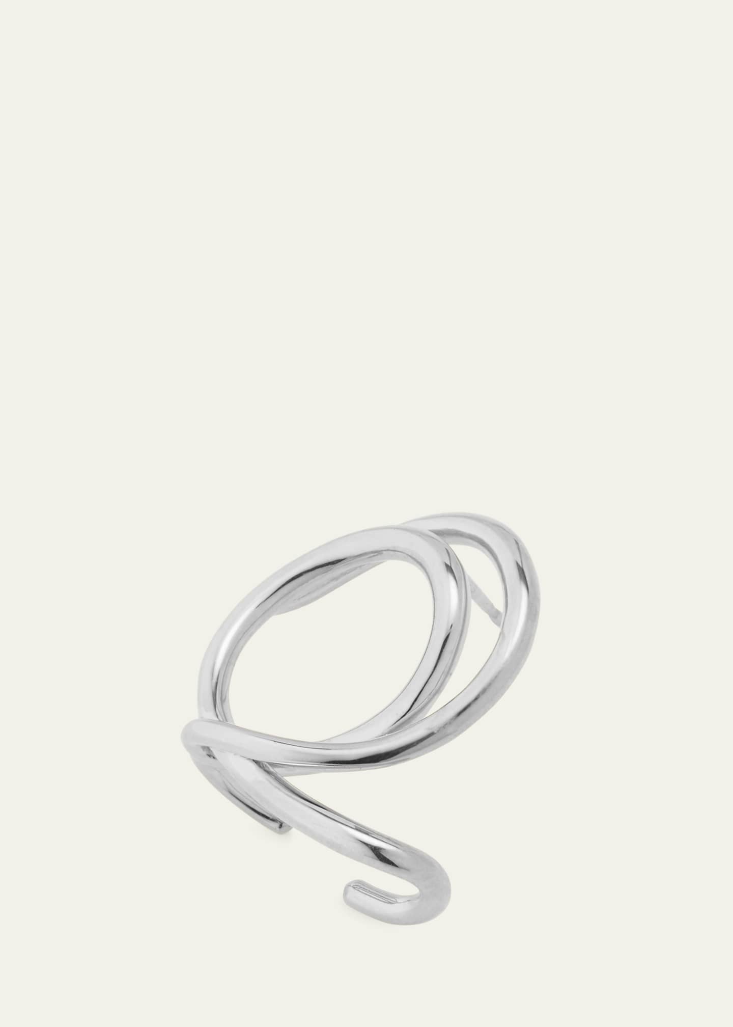 Charlotte Chesnais Lasso Earring Silver, Single - Bergdorf Goodman