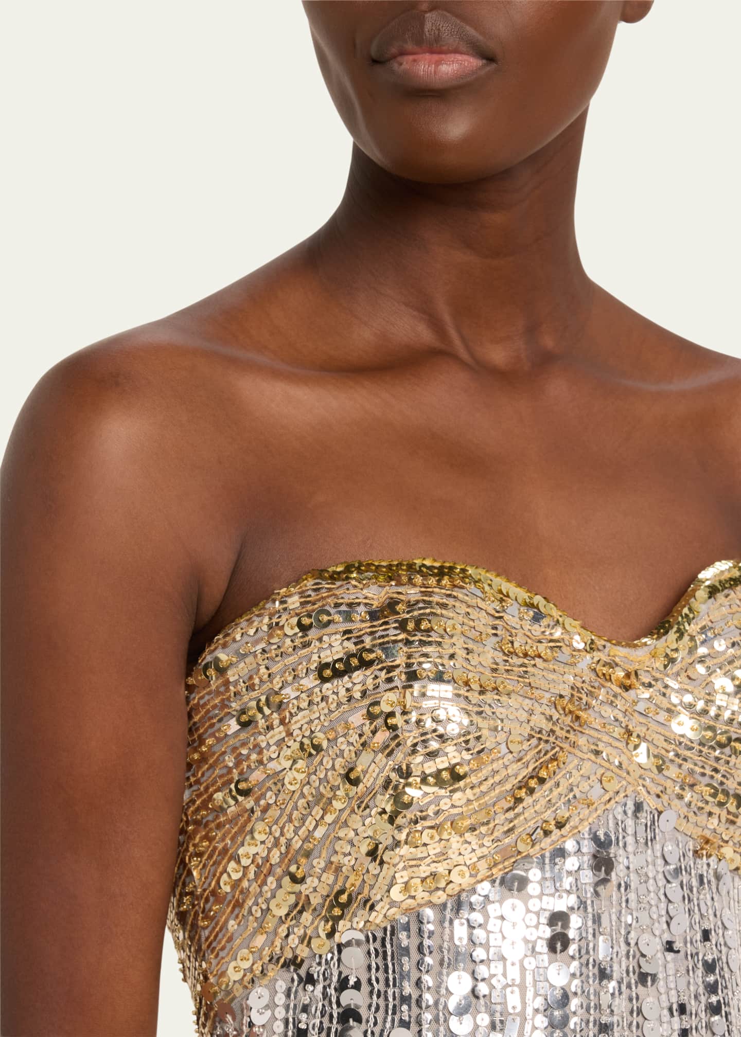 Atelier Prabal Gurung Lana Strapless Sweetheart Sequin Gown - Bergdorf ...
