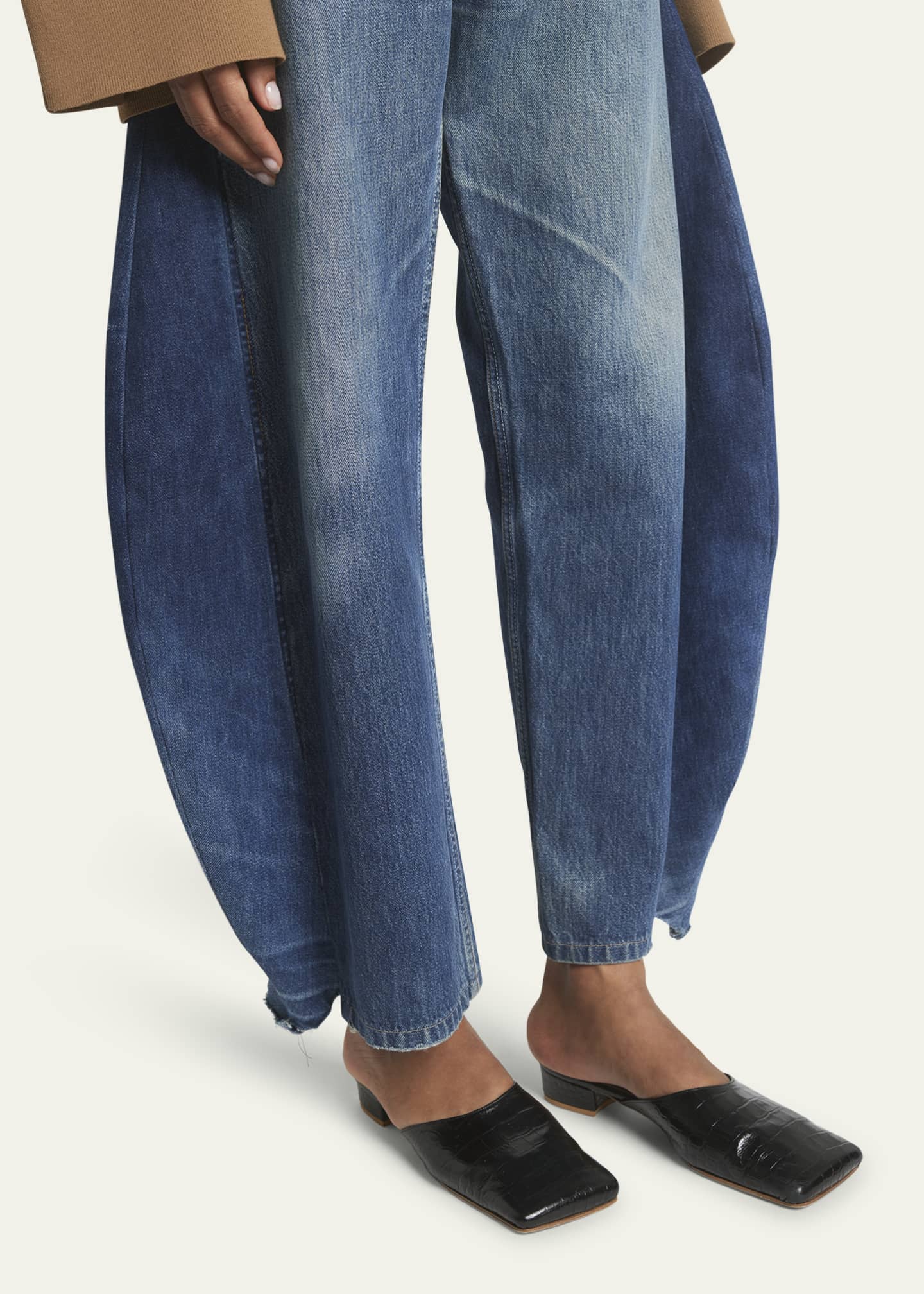 A.W.A.K.E. MODE Upcycled Jeans with Side Inserts - Bergdorf Goodman