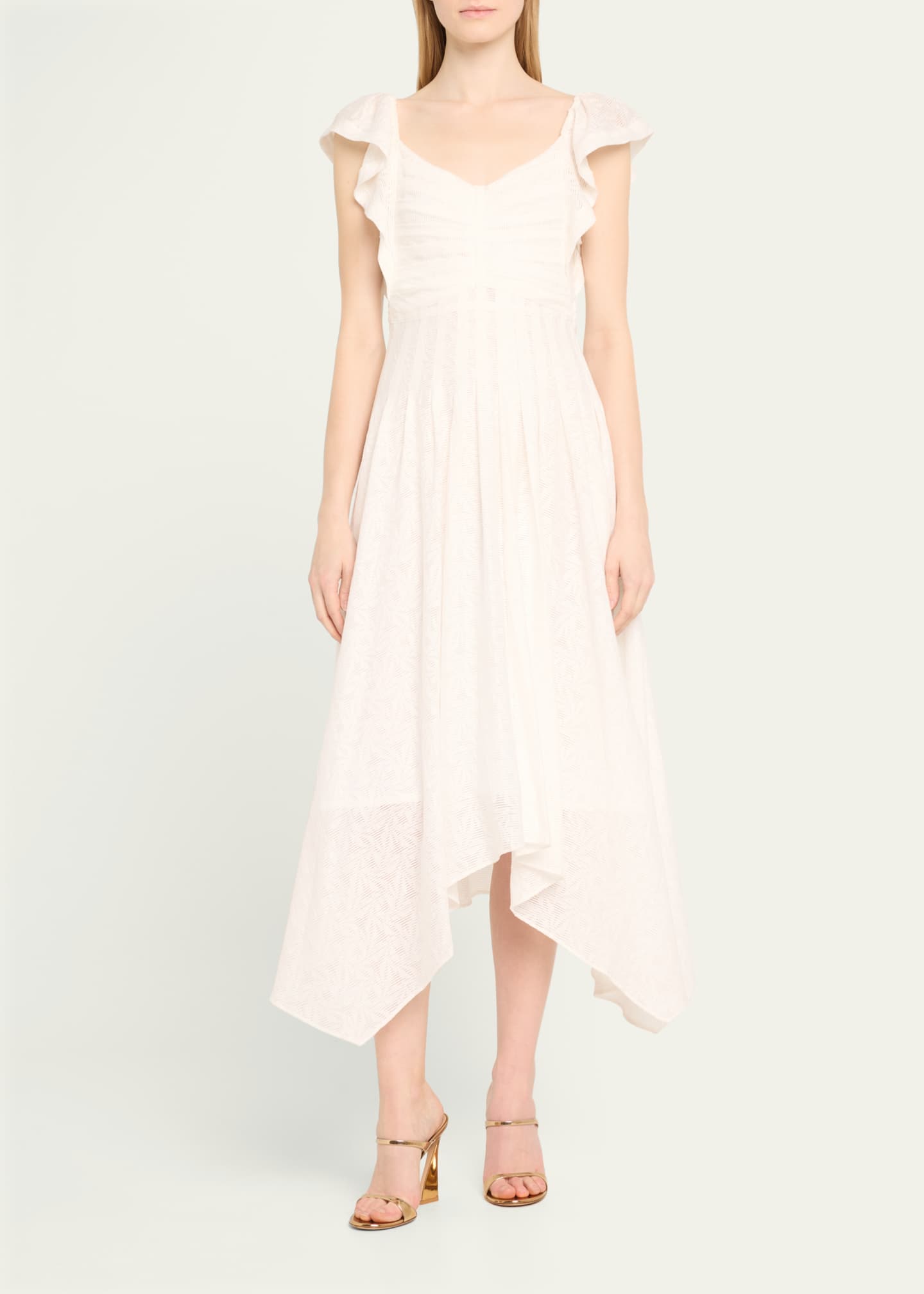 Ramy Brook Bria Springtime Burnout Midi Dress - Bergdorf Goodman