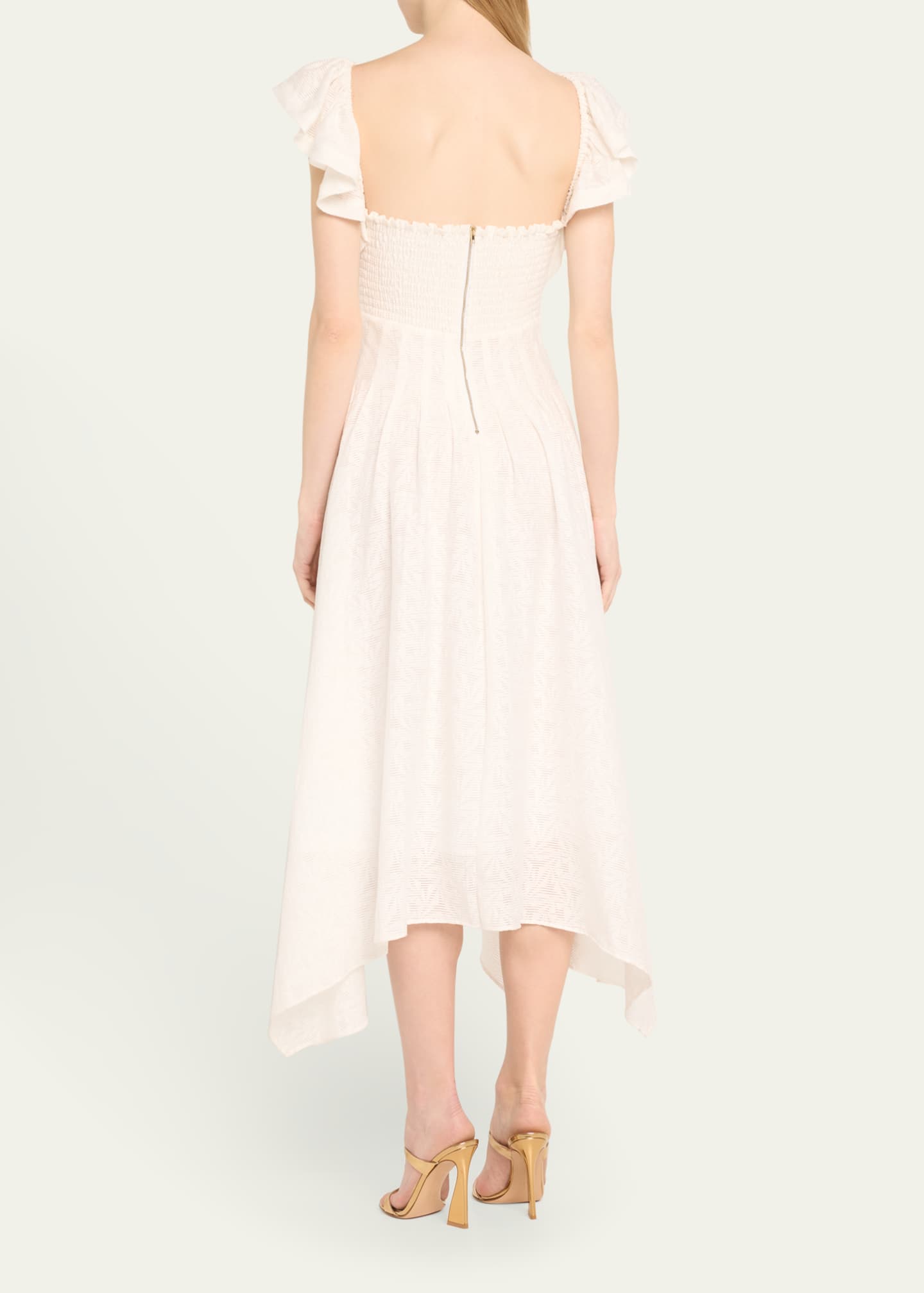 Ramy Brook Bria Springtime Burnout Midi Dress - Bergdorf Goodman