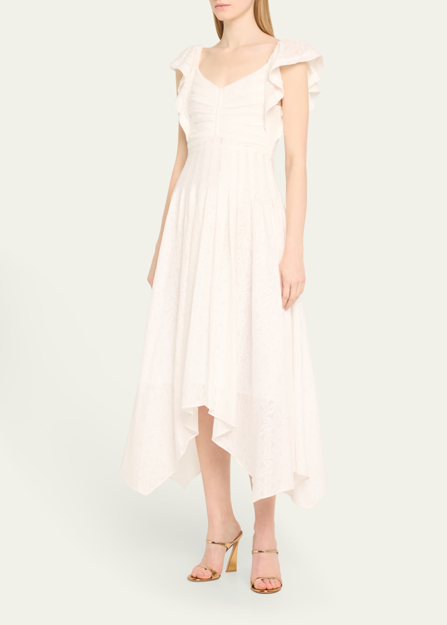 Ramy Brook Bria Springtime Burnout Midi Dress - Bergdorf Goodman