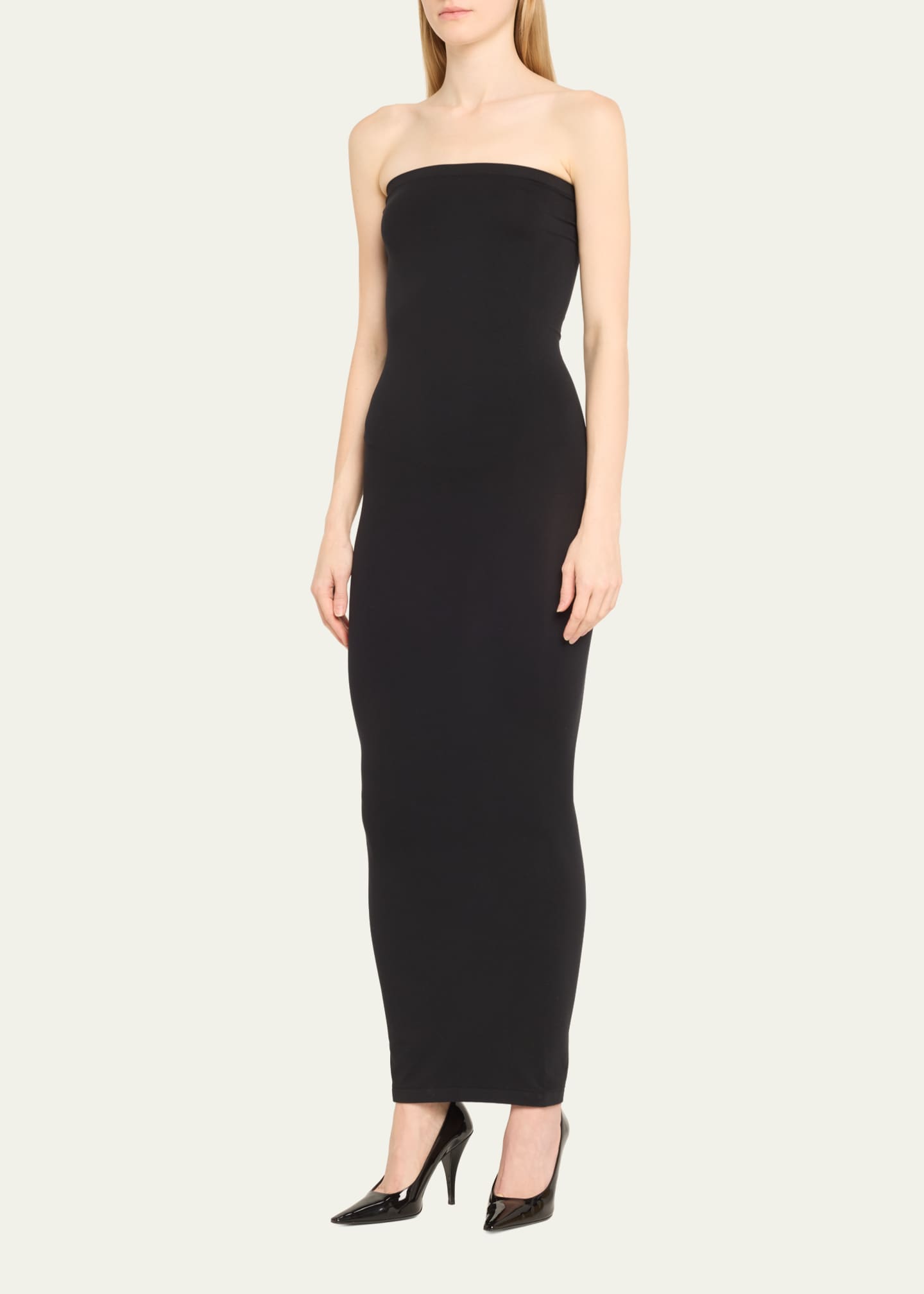 Wolford Fatal Strapless Convertible Midi Tube Dress - Bergdorf Goodman