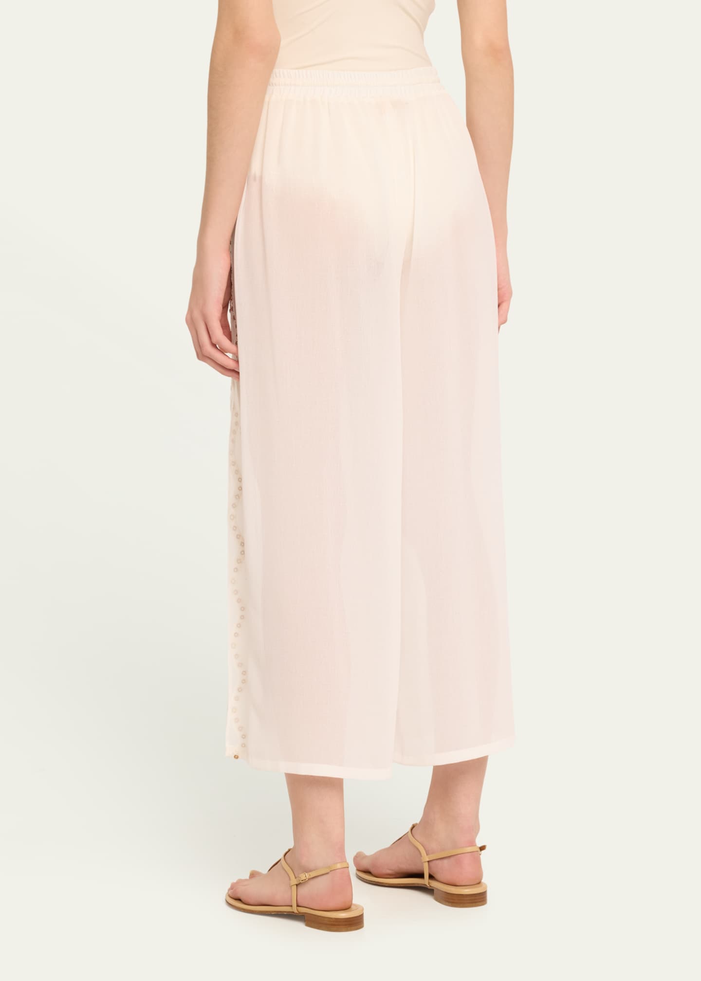 Ramy Brook Shelby Grommet-Trim Drawstring Pants - Bergdorf Goodman