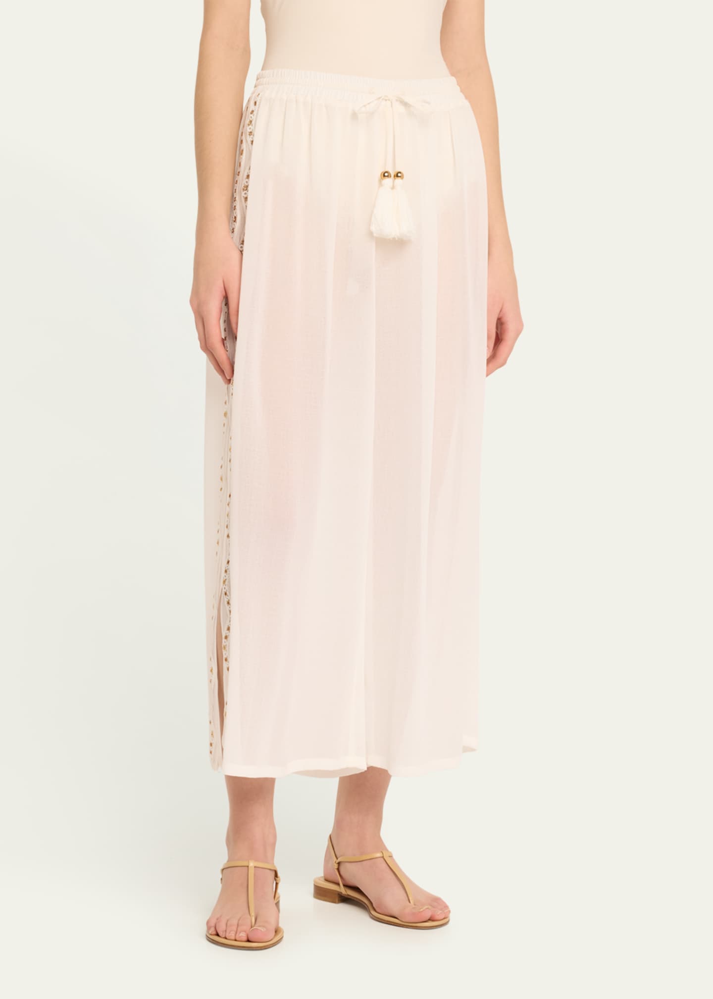 Ramy Brook Shelby Grommet-Trim Drawstring Pants - Bergdorf Goodman