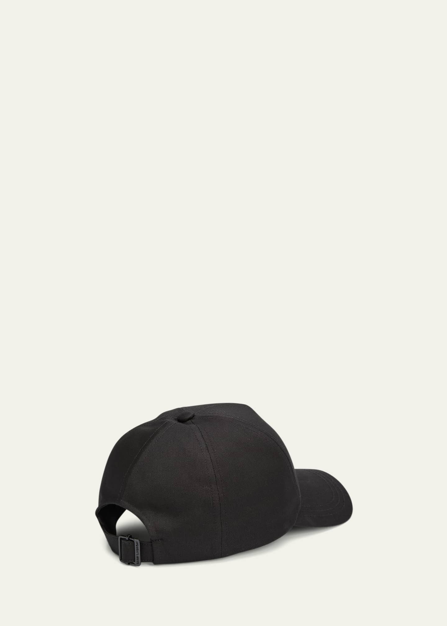 Saint Laurent Men's Embroidered Logo 5-Panel Baseball Cap - Bergdorf ...
