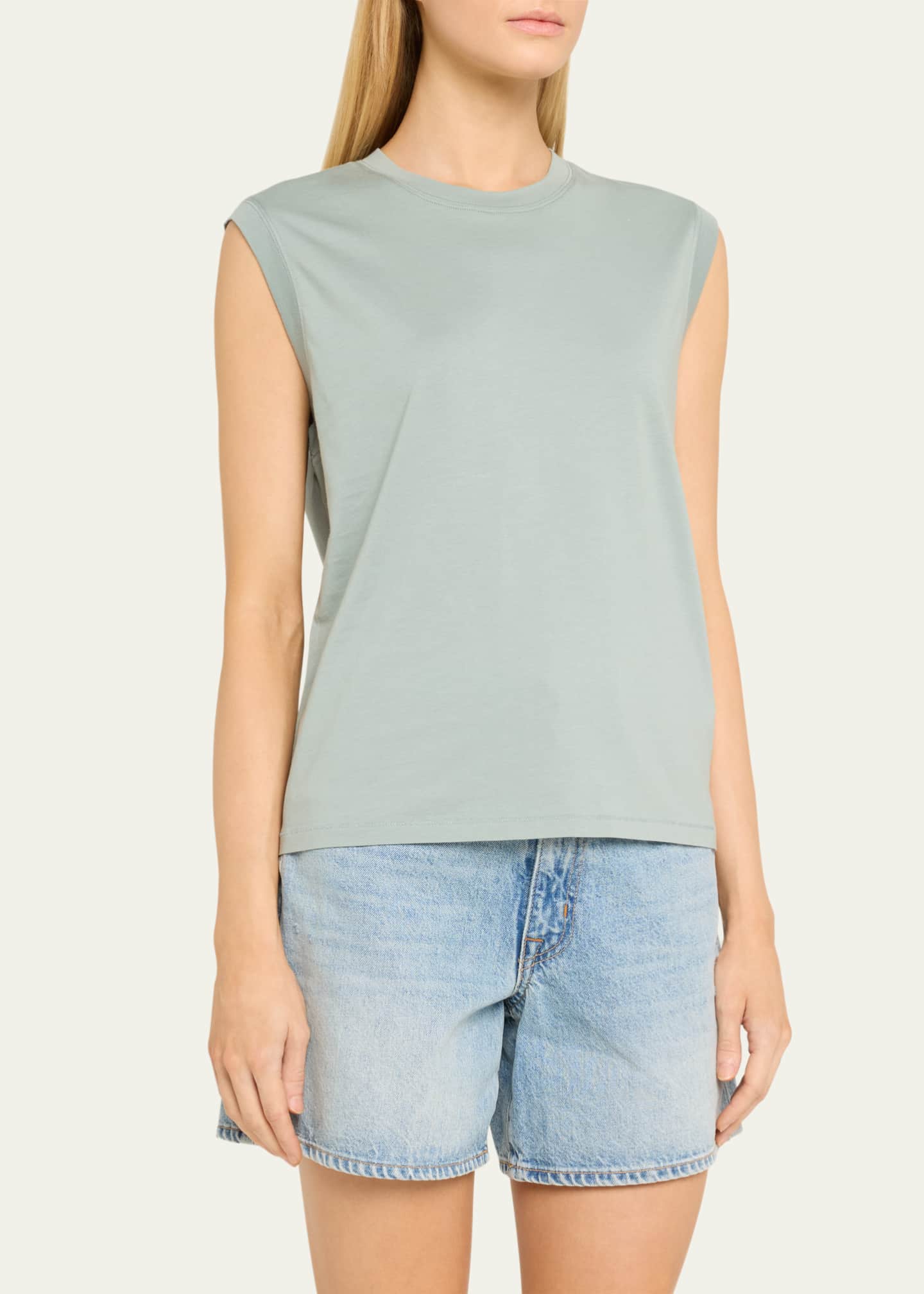 FRAME Crewneck Muscle Tank - Bergdorf Goodman