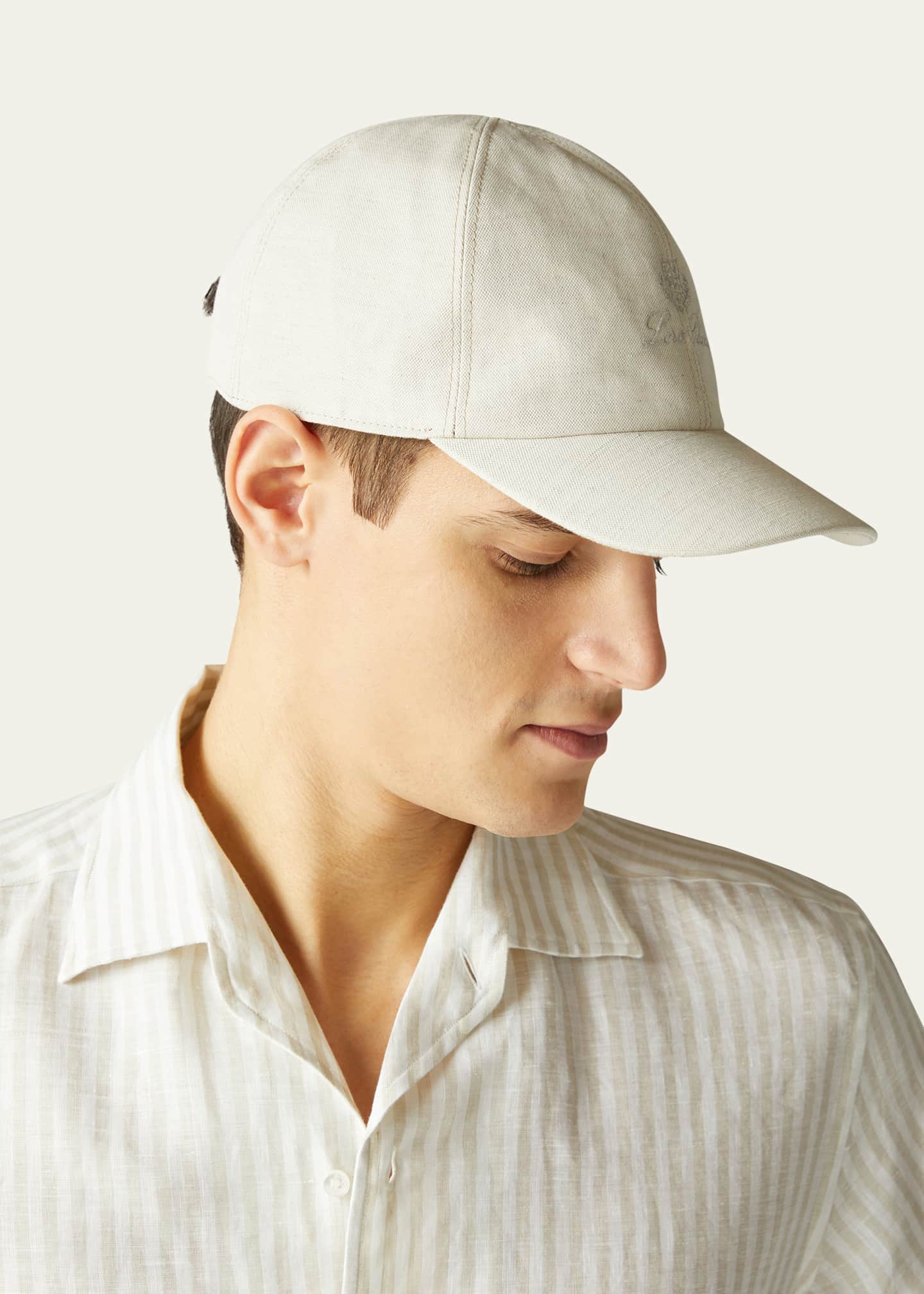 Loro Piana Men's Cotton-Linen My Baseball Hat - Bergdorf Goodman