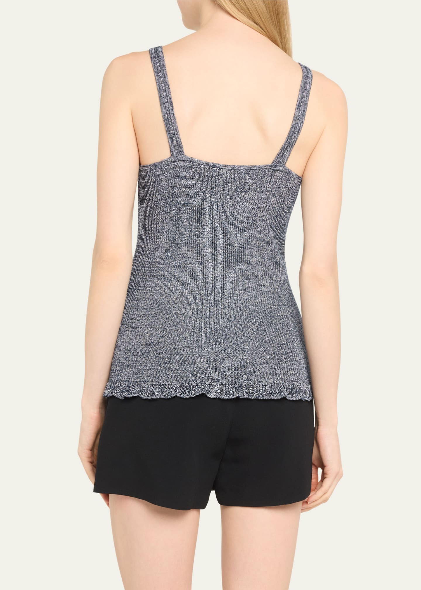 Majestic Filatures Viscose Metallic Rib Tank Top - Bergdorf Goodman