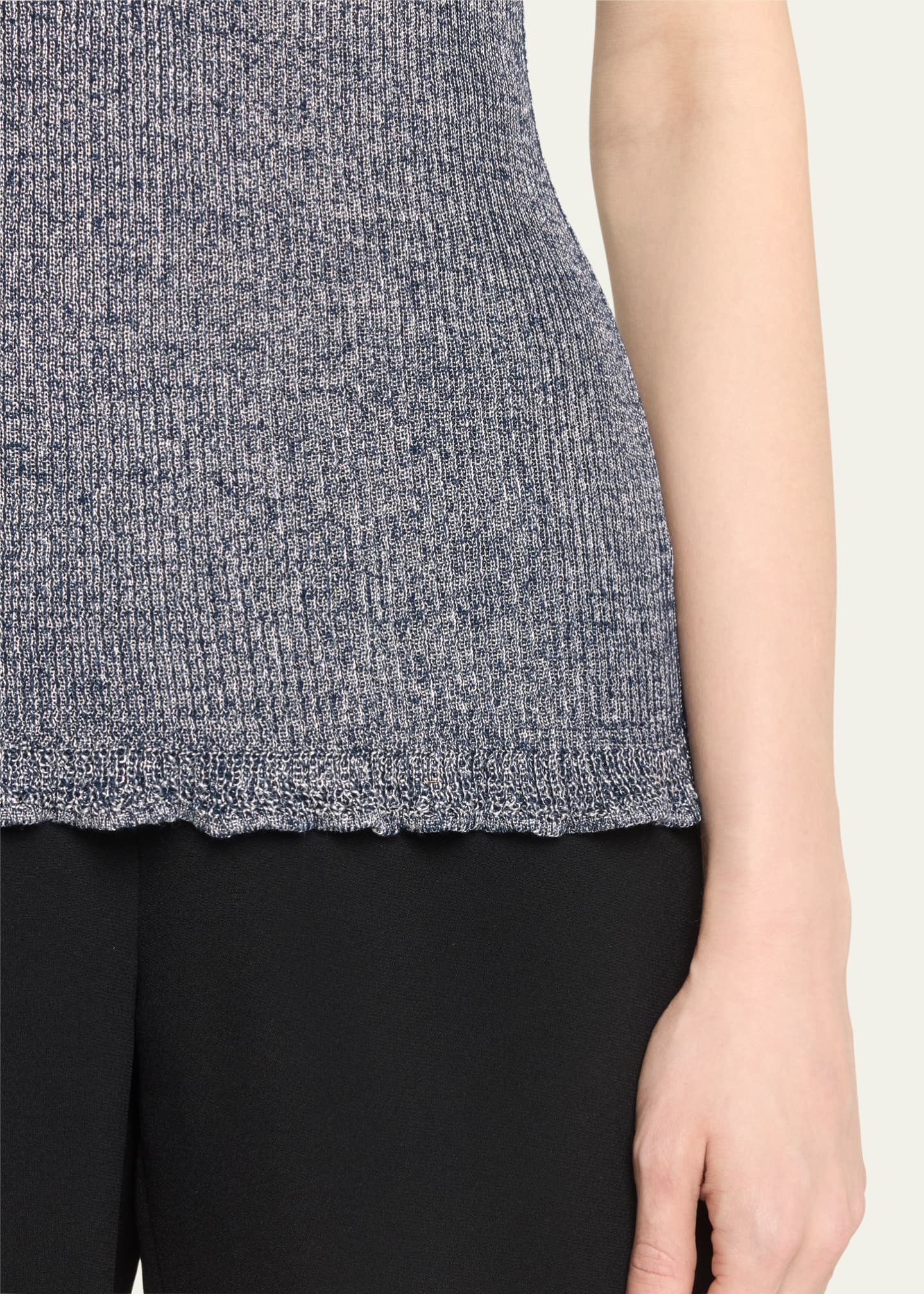 Majestic Filatures Viscose Metallic Rib Tank Top - Bergdorf Goodman