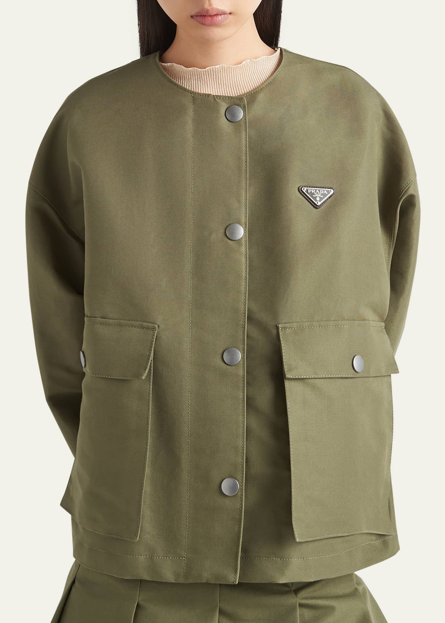 Prada Canvas Technical Jacket - Bergdorf Goodman