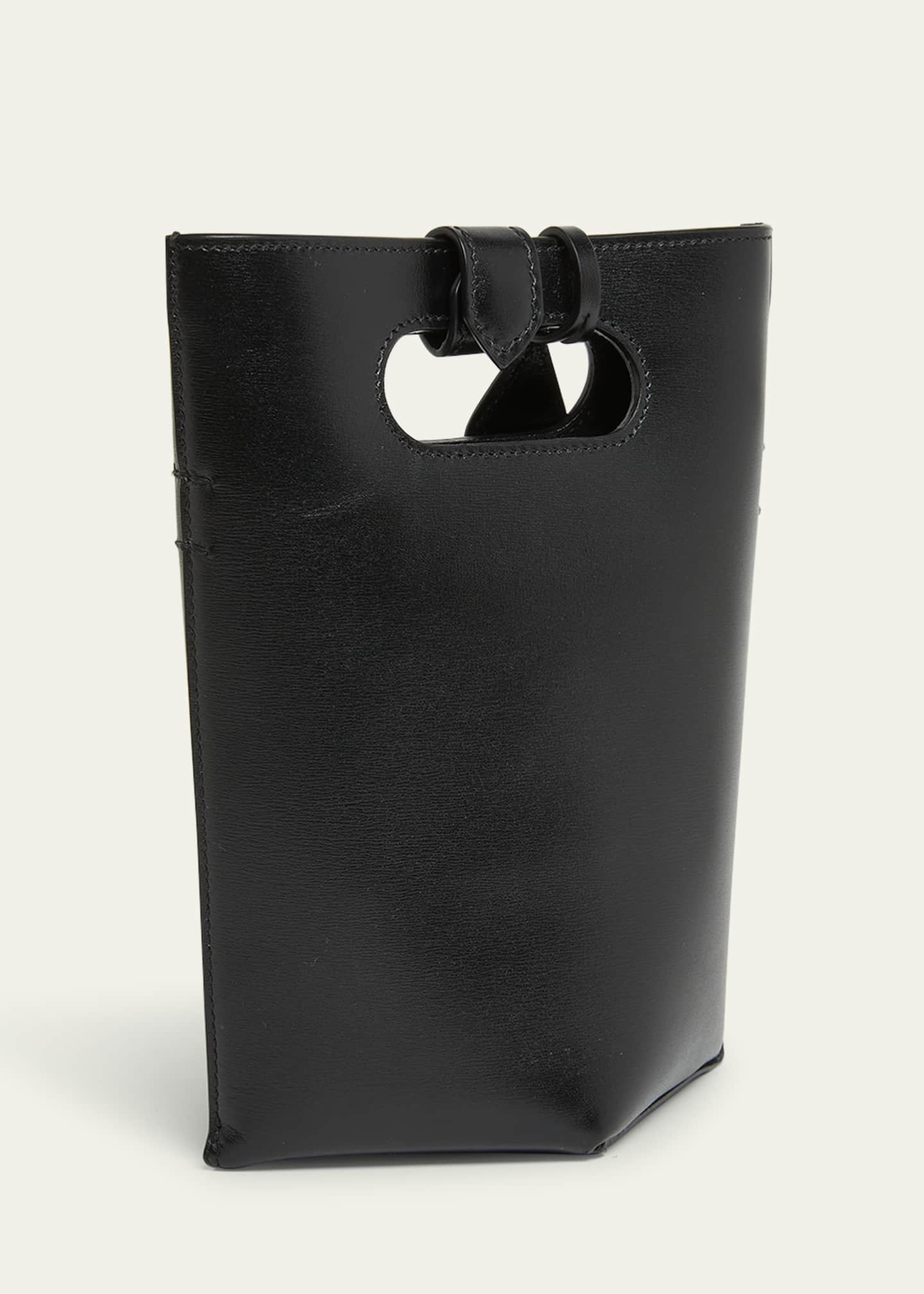ALAIA Folded Small Bag in Leather - Bergdorf Goodman