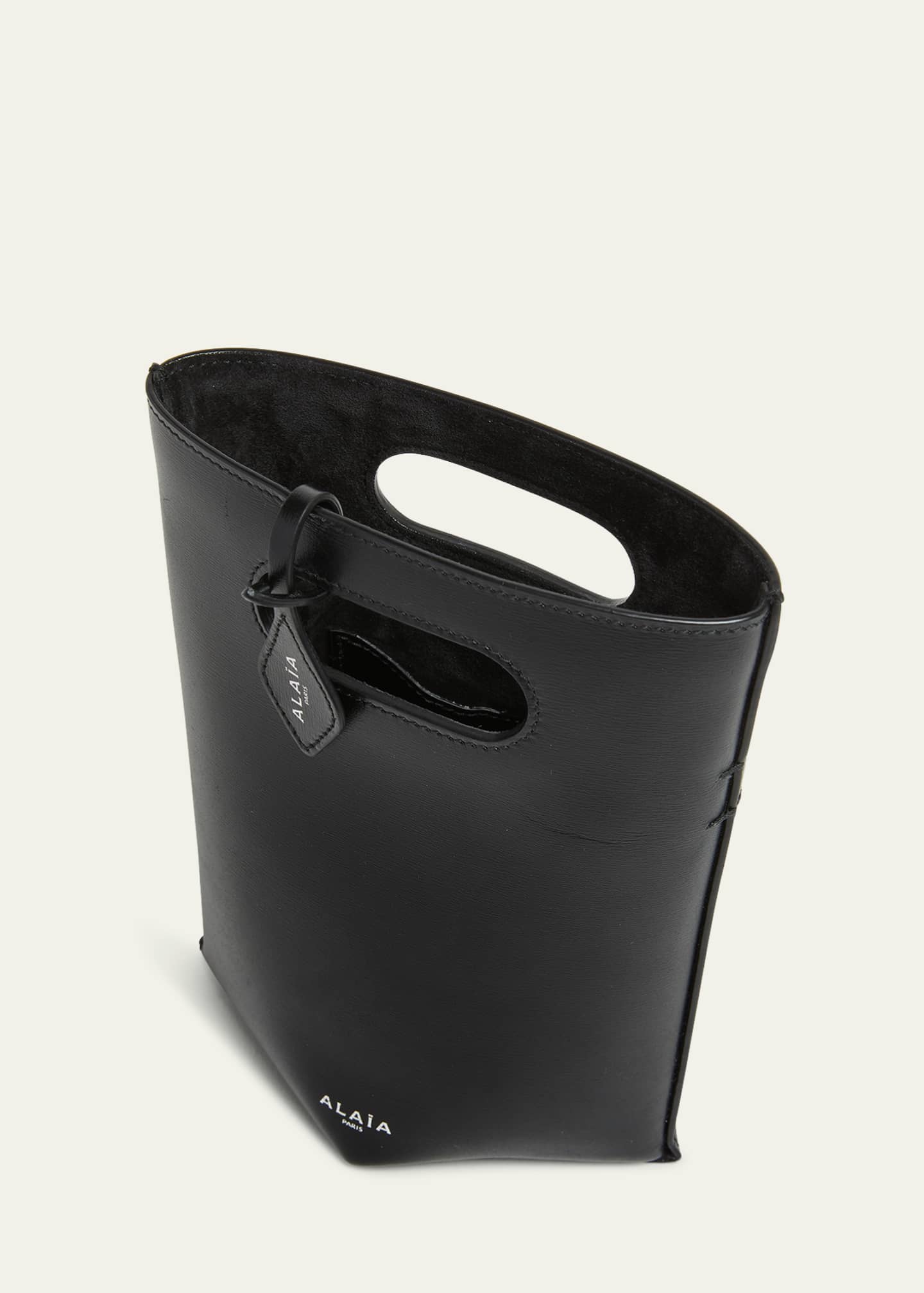 ALAIA Folded Small Bag in Leather - Bergdorf Goodman