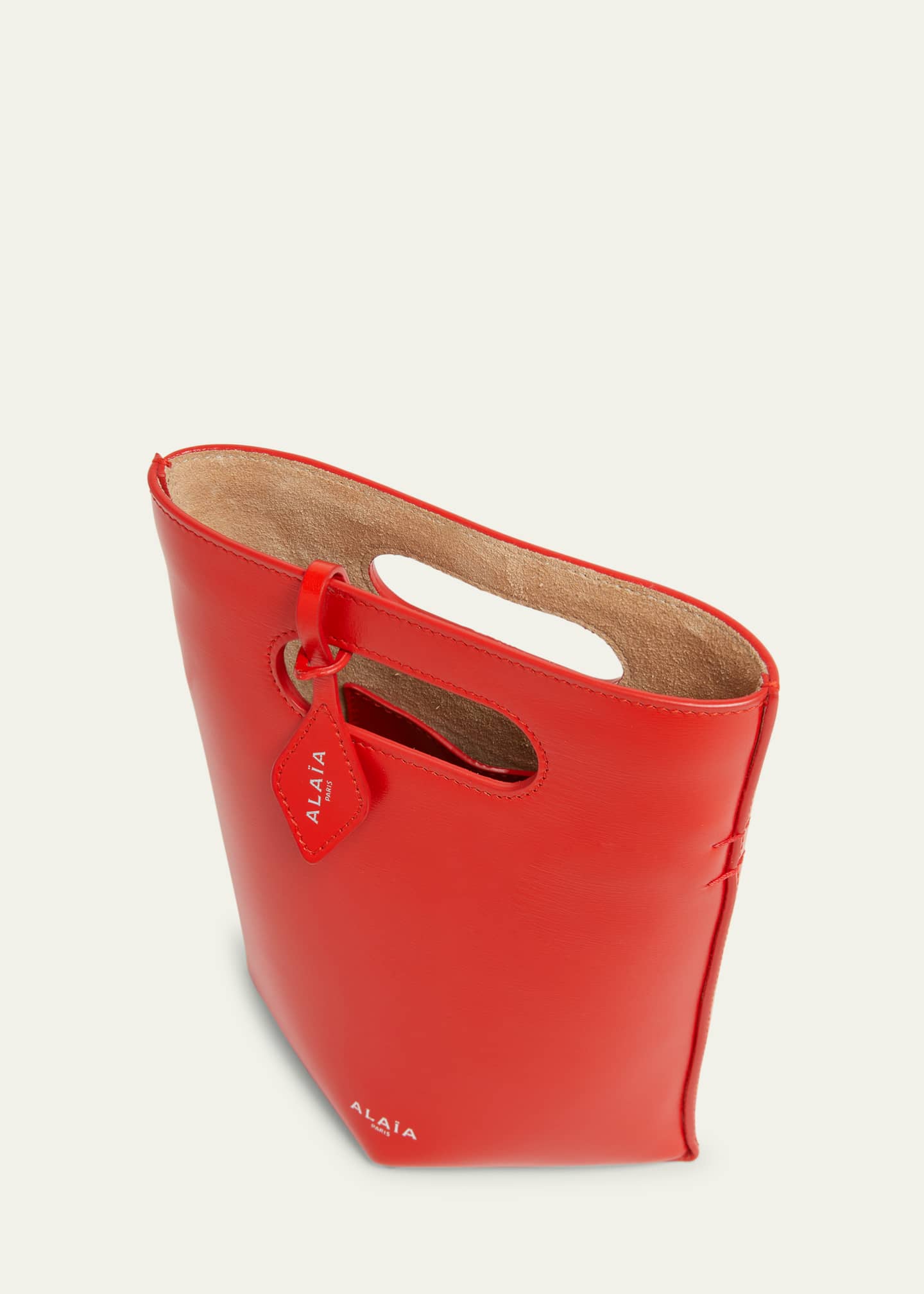 ALAIA Folded Small Bag in Leather - Bergdorf Goodman