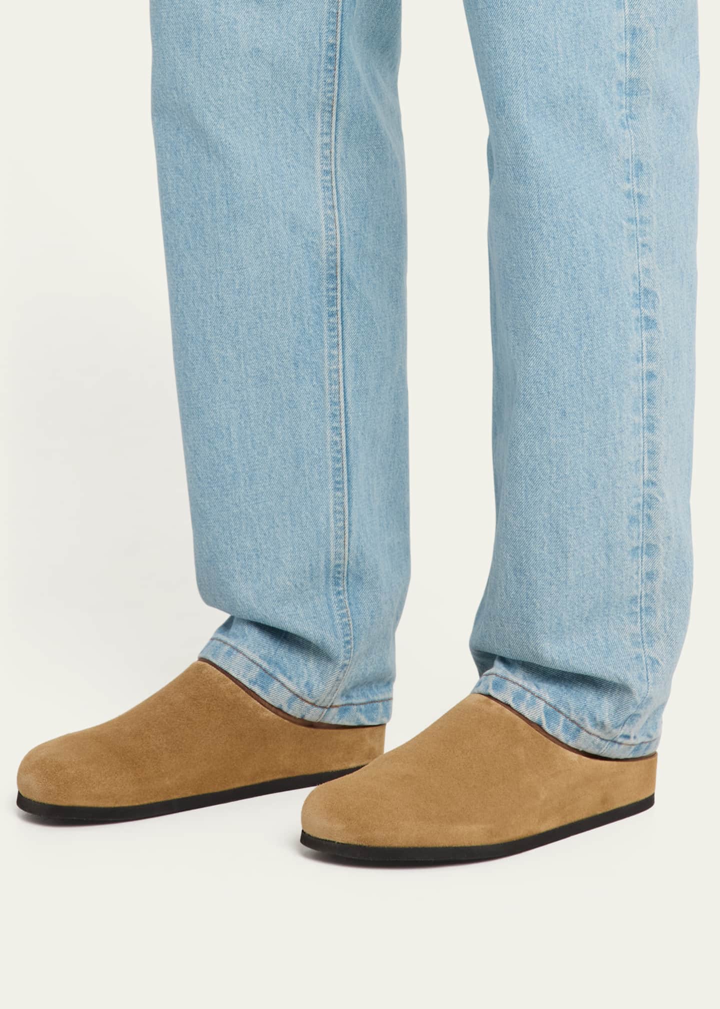 Common Projects Men's Suede Clogs - Bergdorf Goodman