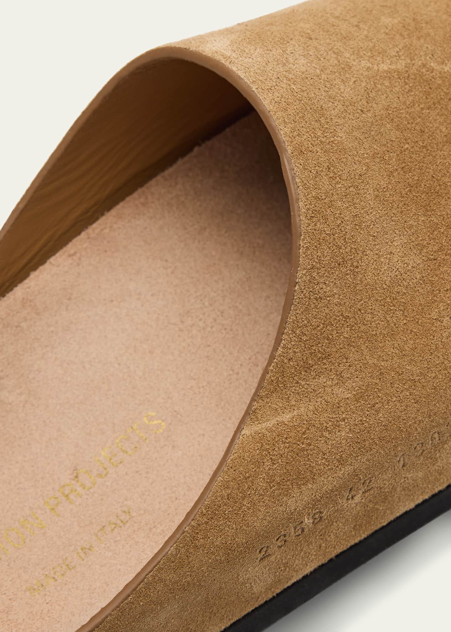 Common Projects Men's Suede Clogs - Bergdorf Goodman