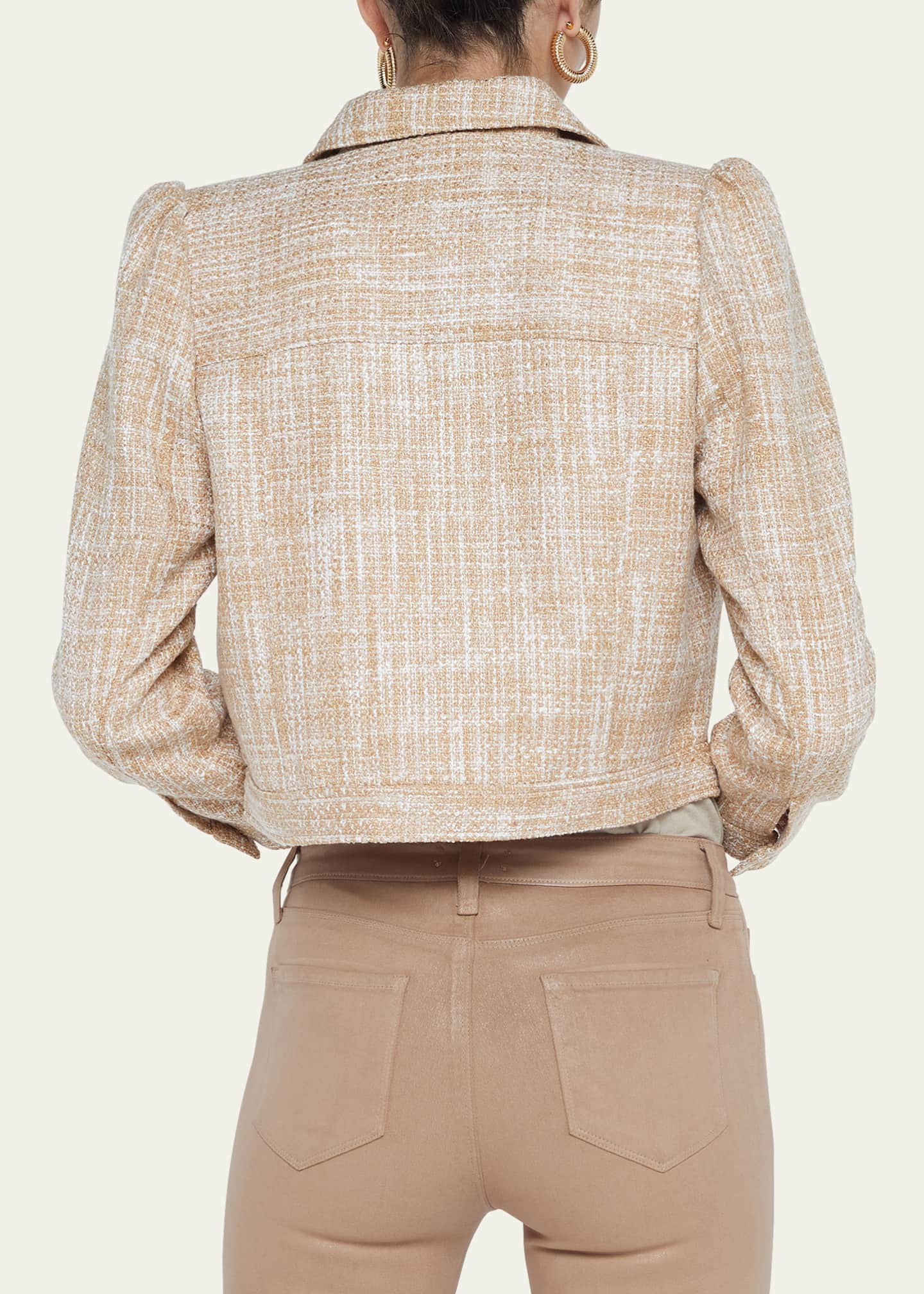 L'Agence Kasey Tweed Jacket - Bergdorf Goodman