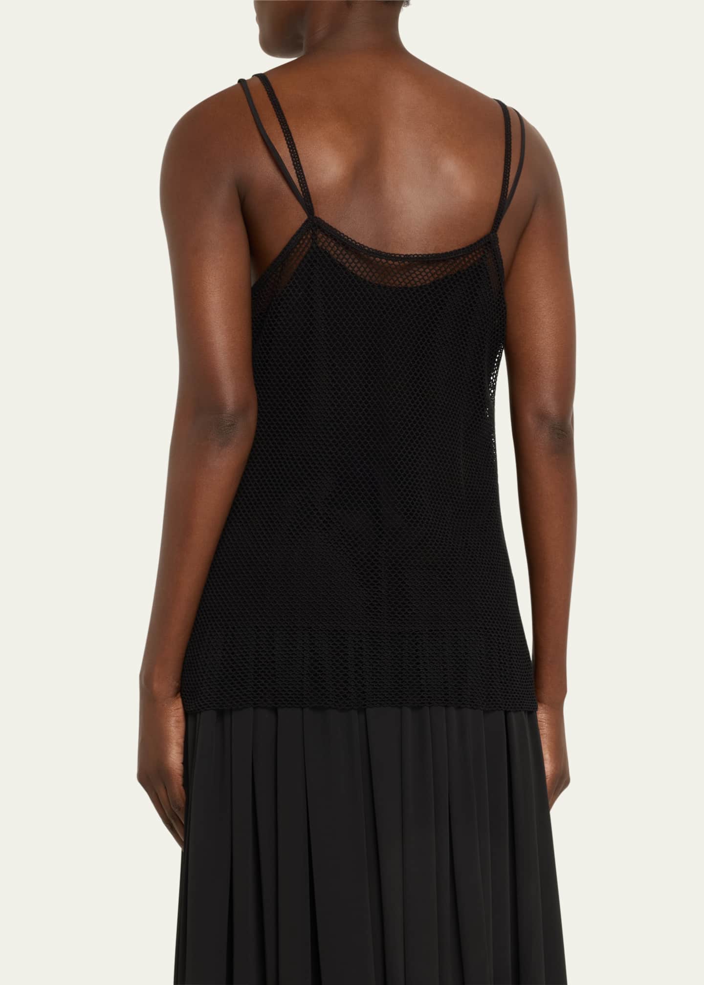 Chloe x Atelier Jolie Layered Fishnet Cami Top - Bergdorf Goodman