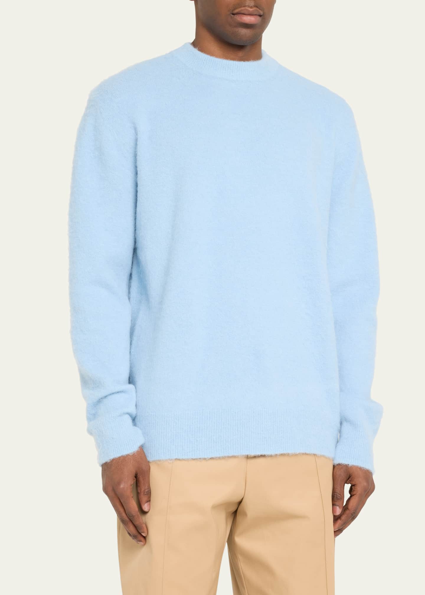 Rohe Men Men's Fuzzy Wool-Blend Sweater - Bergdorf Goodman