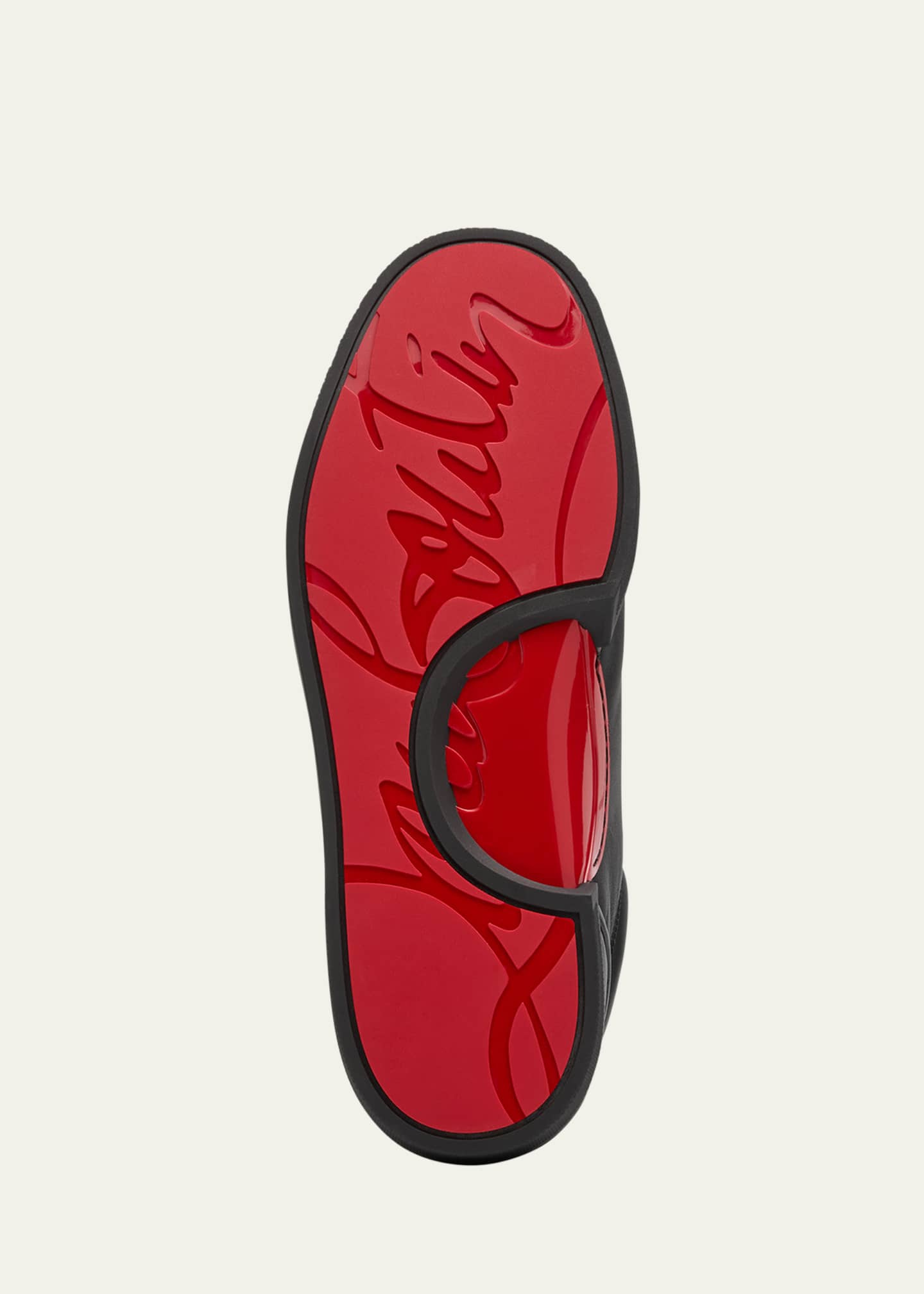 Christian Louboutin Men's Jimmy Low-Top Nappa Leather Sneakers ...