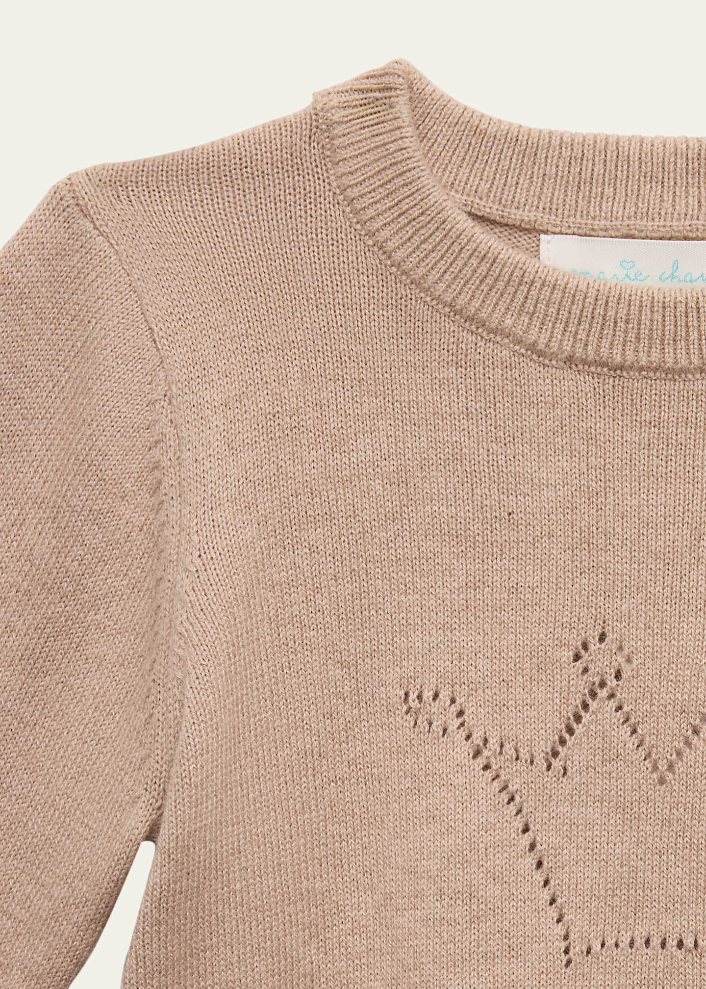 Marie Chantal Girl's Pointelle Crown Two-Piece Set, Size 3M-2 ...